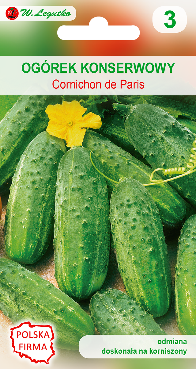 Nasiona ogórków gruntowych, konserwowych i sałatkowych