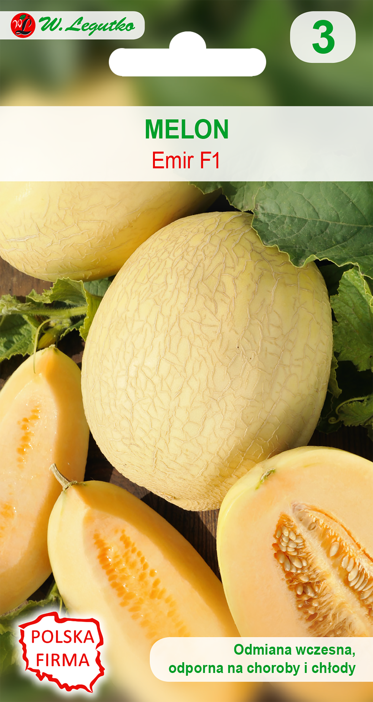 Melon Emir F1 nasiona W. Legutko - Leroy Merlin