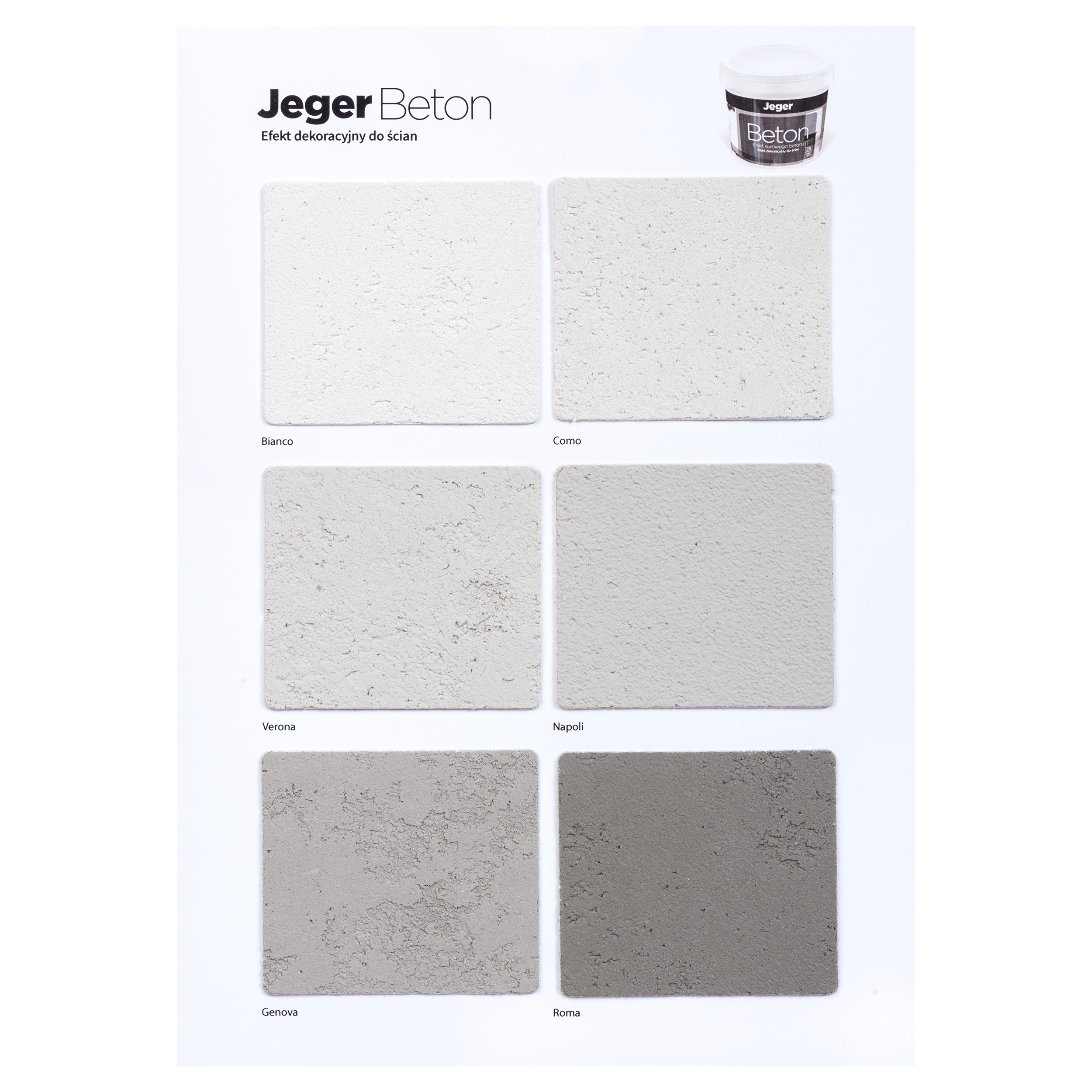 Wzornik efektu dekoracyjnego Beton Jeger - Leroy Merlin