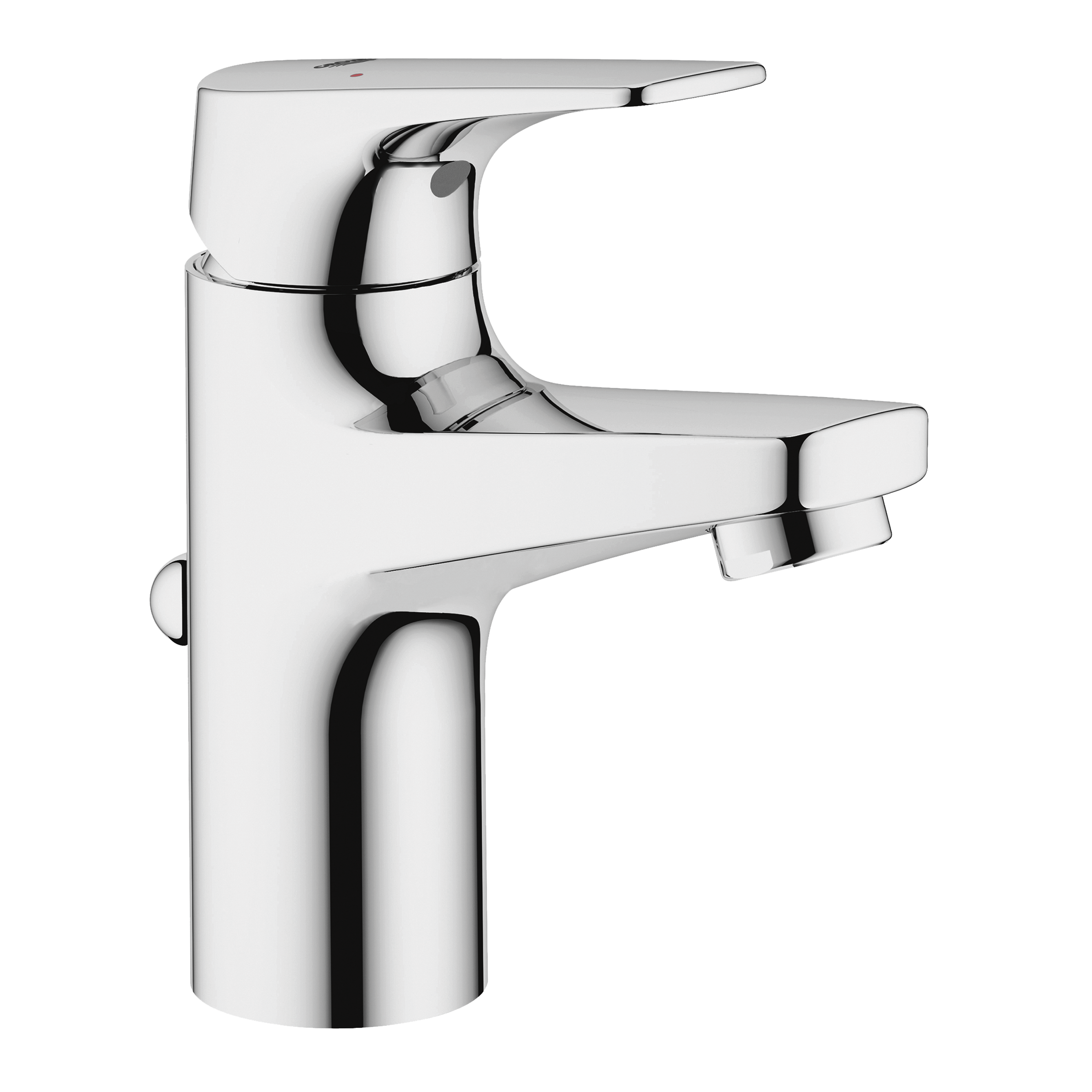 Grifo de lavabo GROHE Start Flow monomando cromo brillo. Apertura en ...