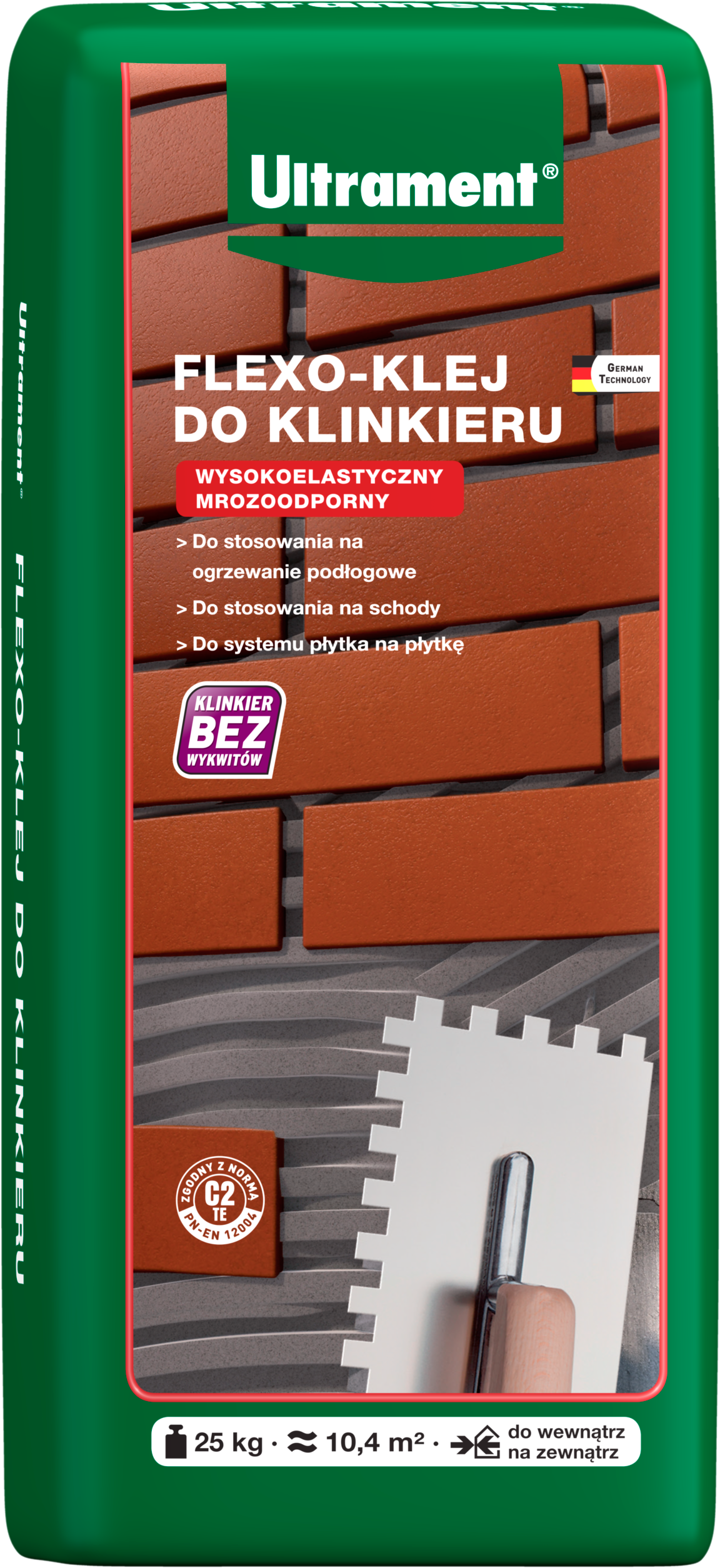 Klej do klinkieru FLEXO 25 kg ULTRAMENT - Leroy Merlin