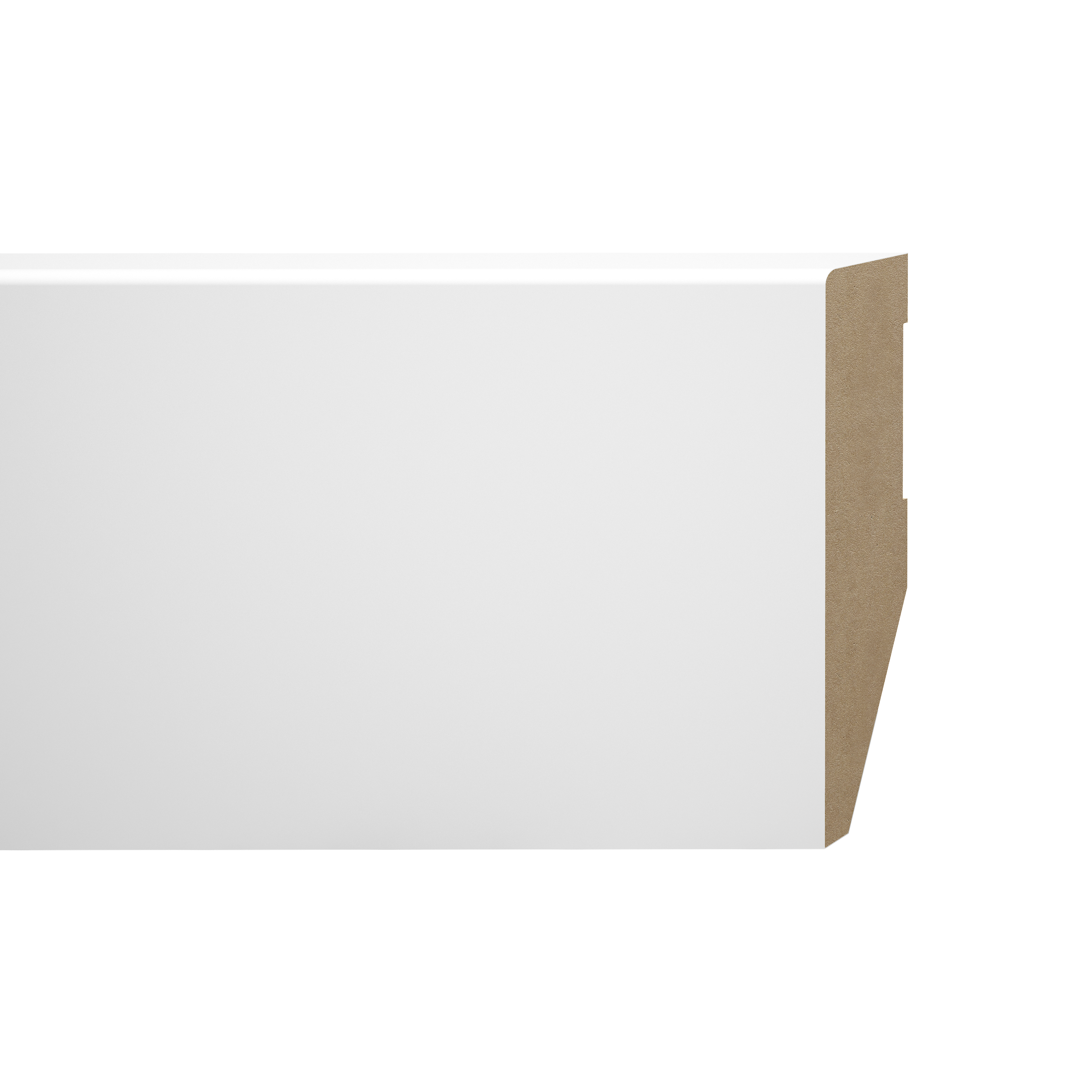 Listwa przypodłogowa MDF biała Evera 201 8 cm Vox - Leroy Merlin