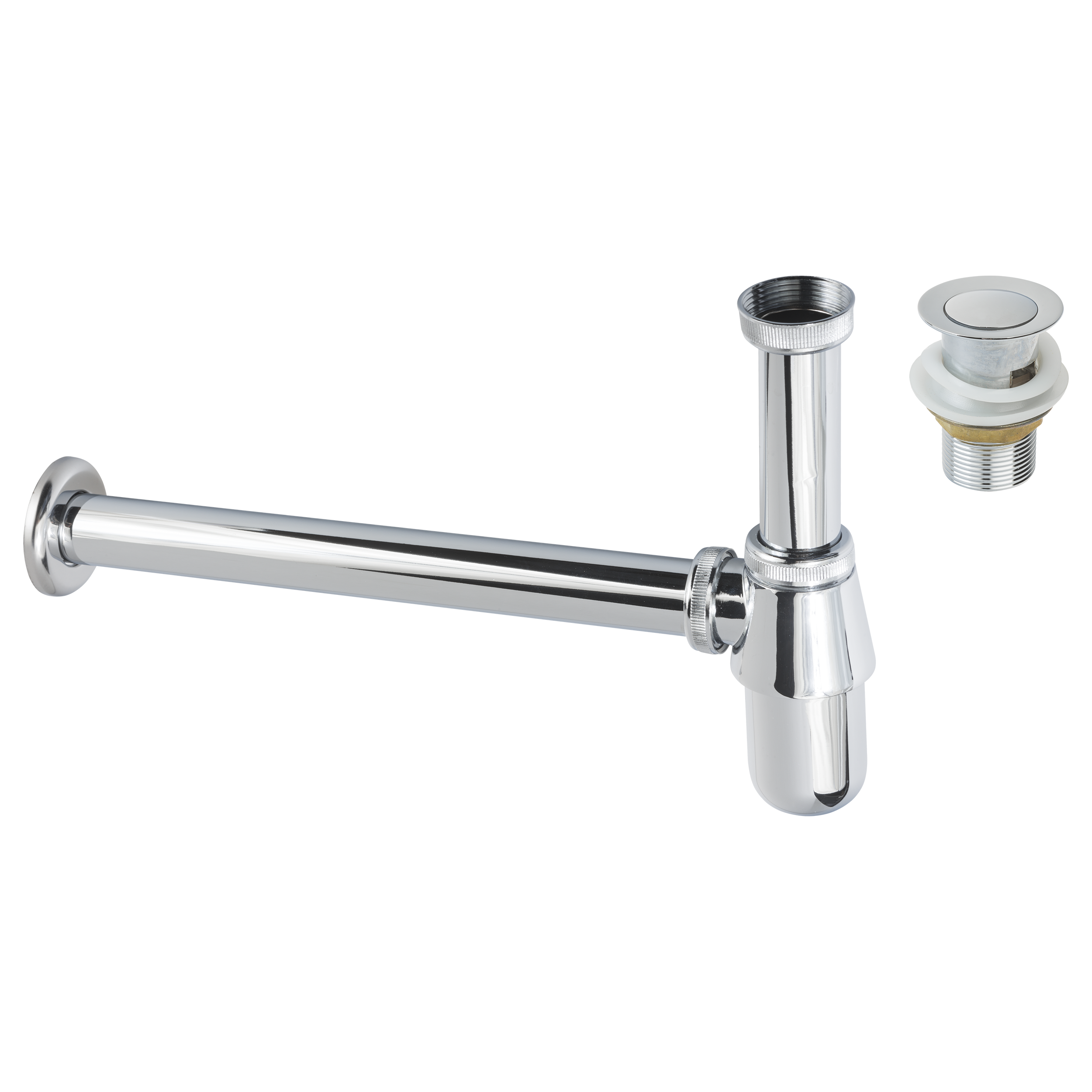 Syfon UMYWALKOWY 50 mm Z KORKIEM CLICK-CLACK Z PRZELEWEM LSY03 - Leroy ...