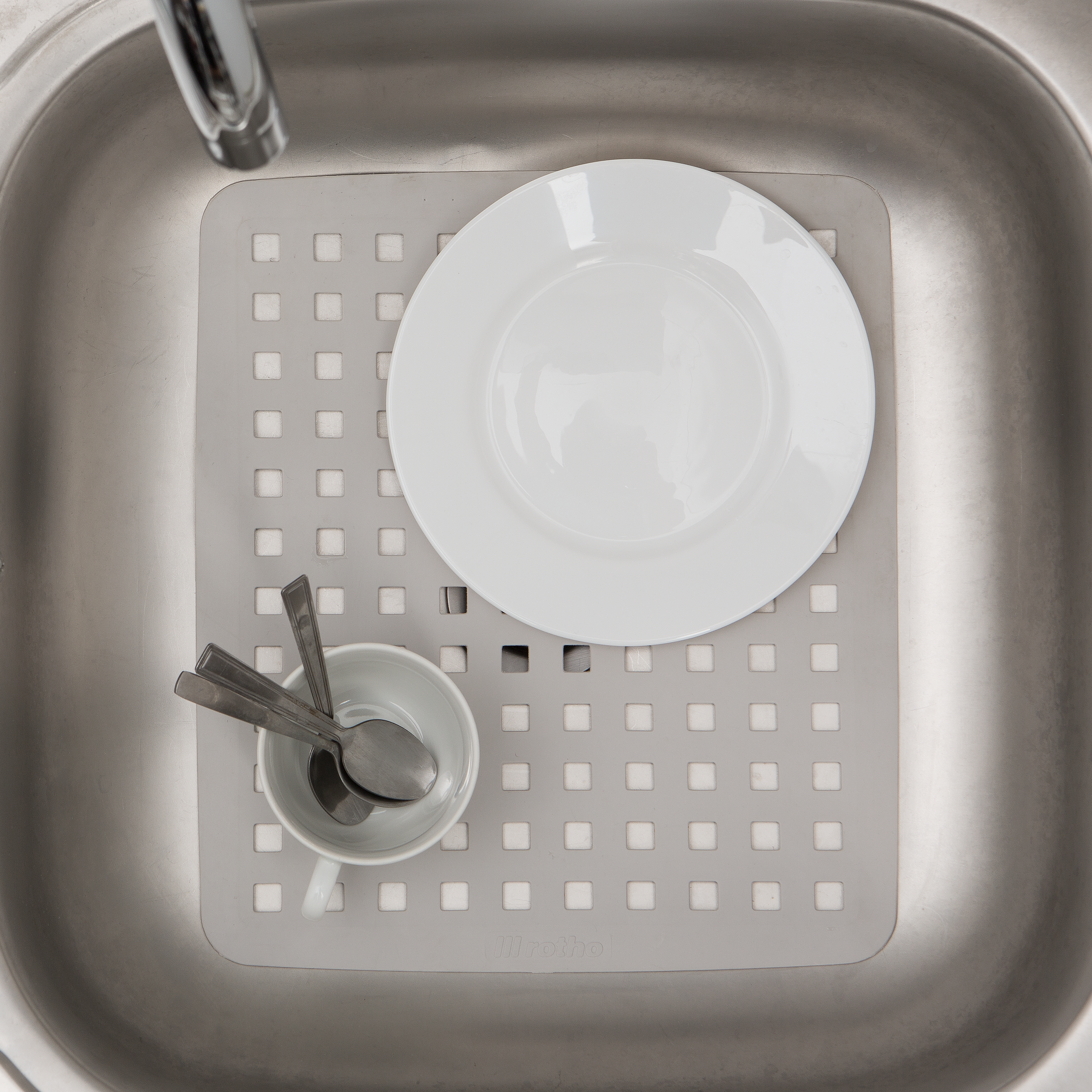 Mata do zlewozmywaka Basic 31 x 27 cm Rotho - Leroy Merlin