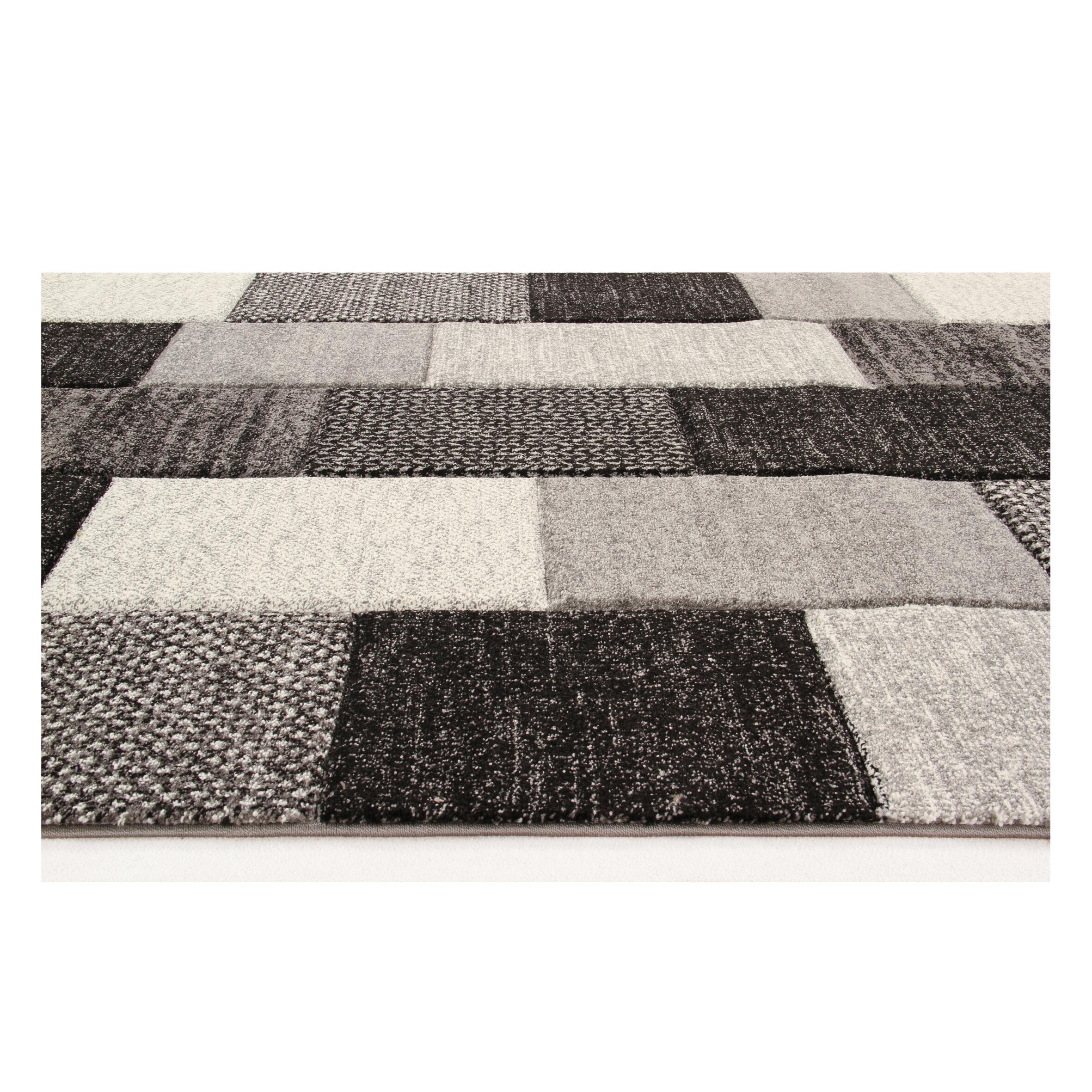 Tappeto Textures geometrico grigio, L 230 x L 160 cm | Leroy Merlin