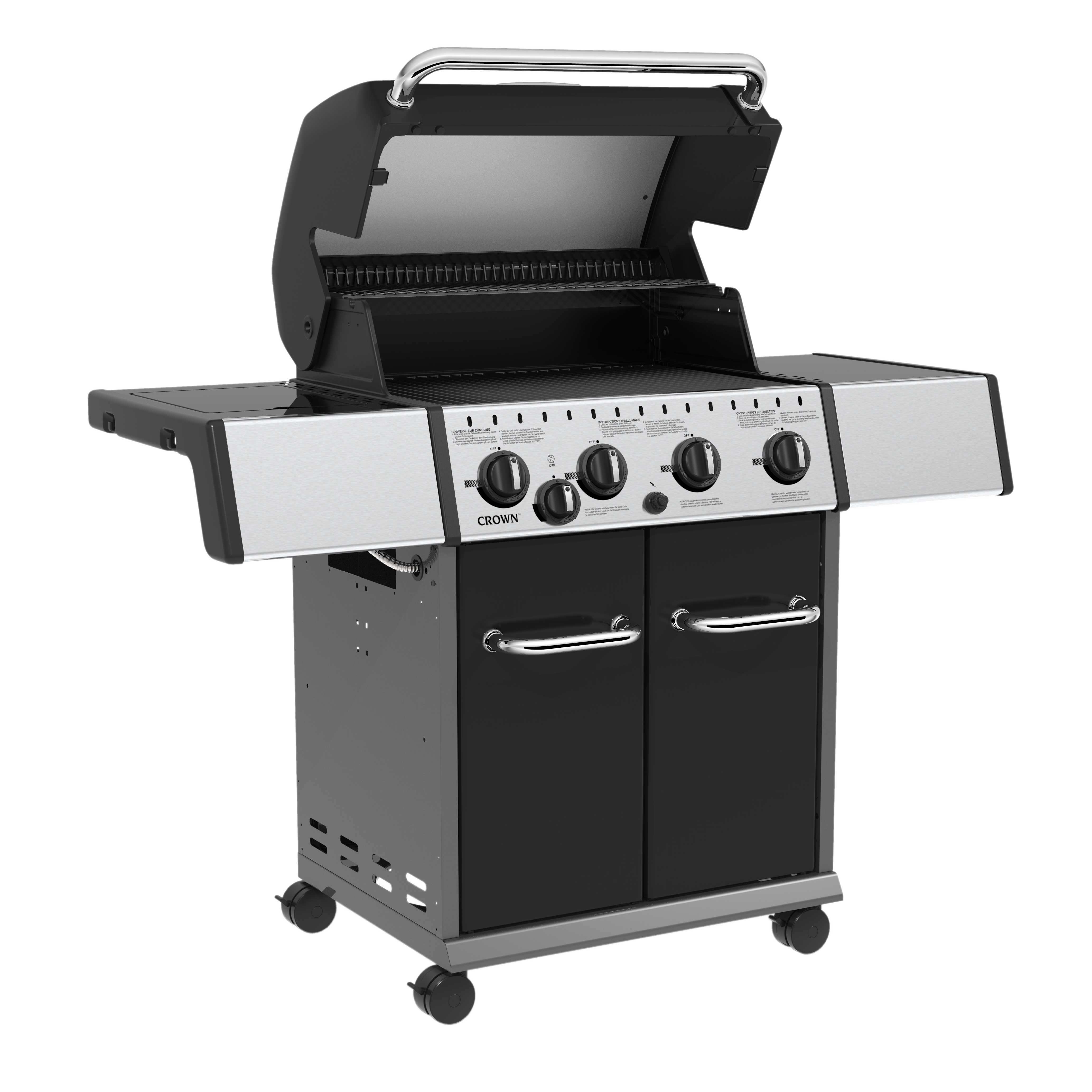 Grill gazowy BROIL KING CROWN 440 15.1 kW 4+1 pal. - Leroy Merlin