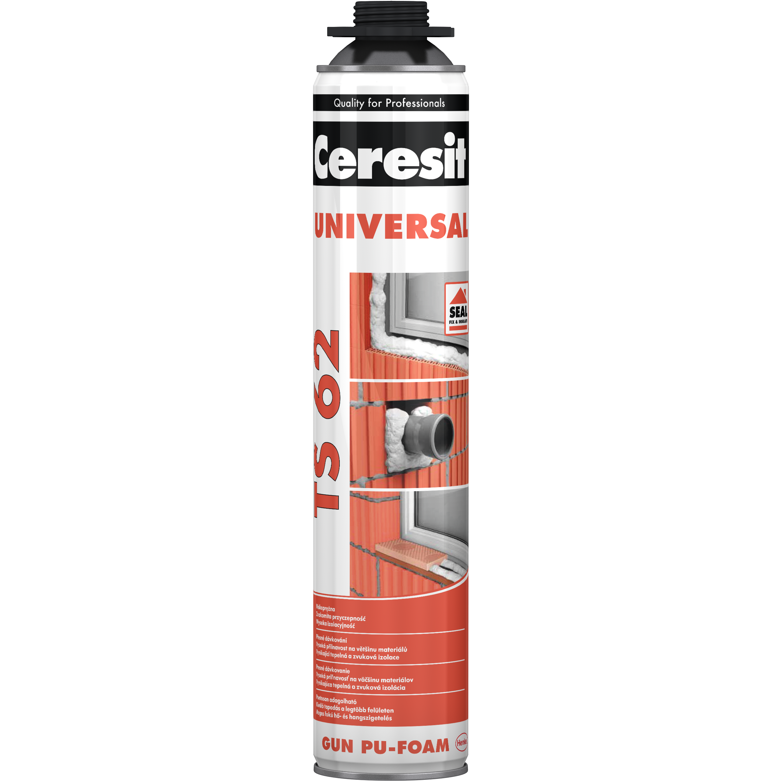 Pianka poliuretanowa pistoletowa TS62 750 ml CERESIT - Leroy Merlin