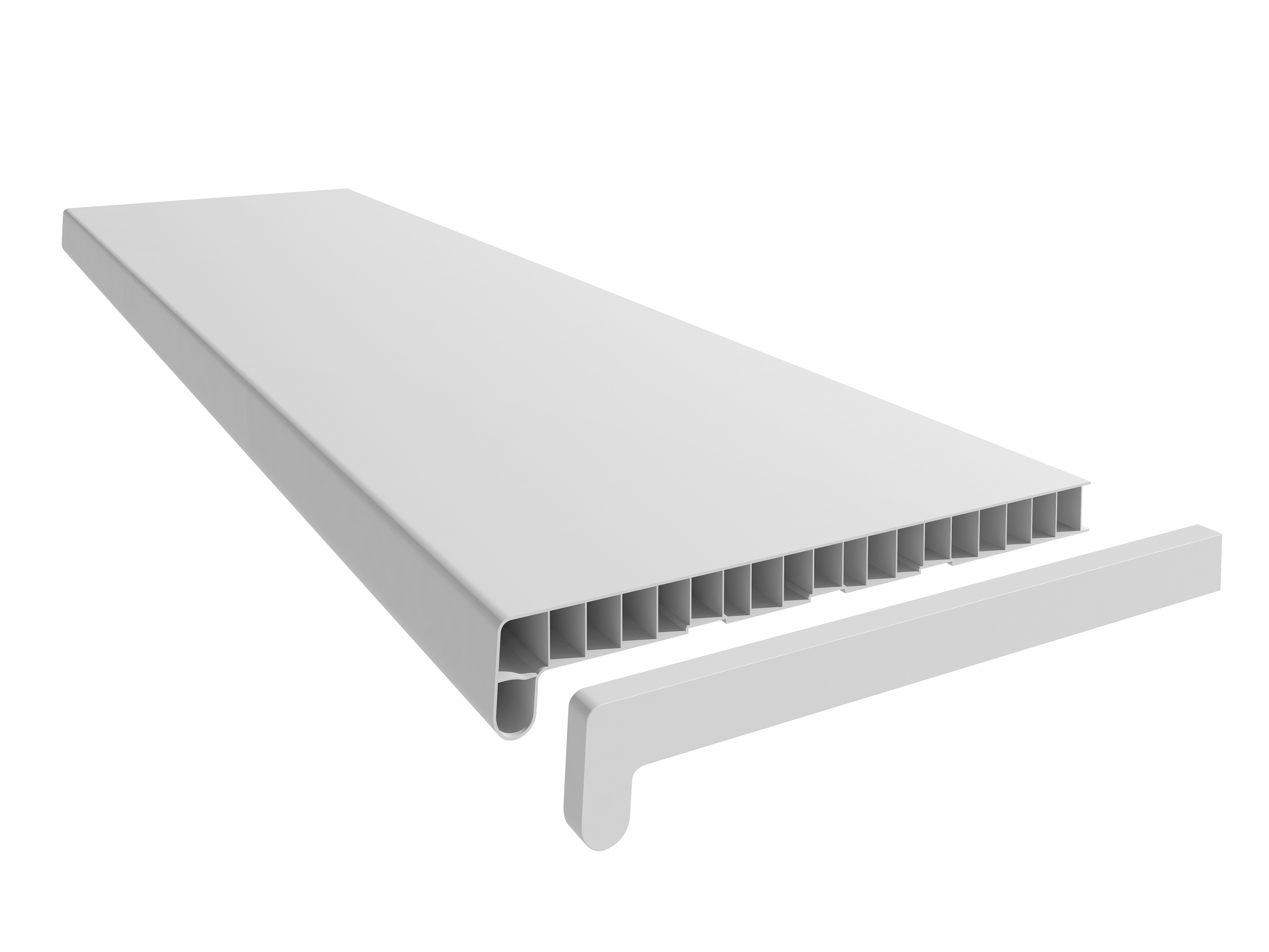 Parapet wewnętrzny Pcv Vilo Biały 150x30x2 cm Vox - Leroy Merlin