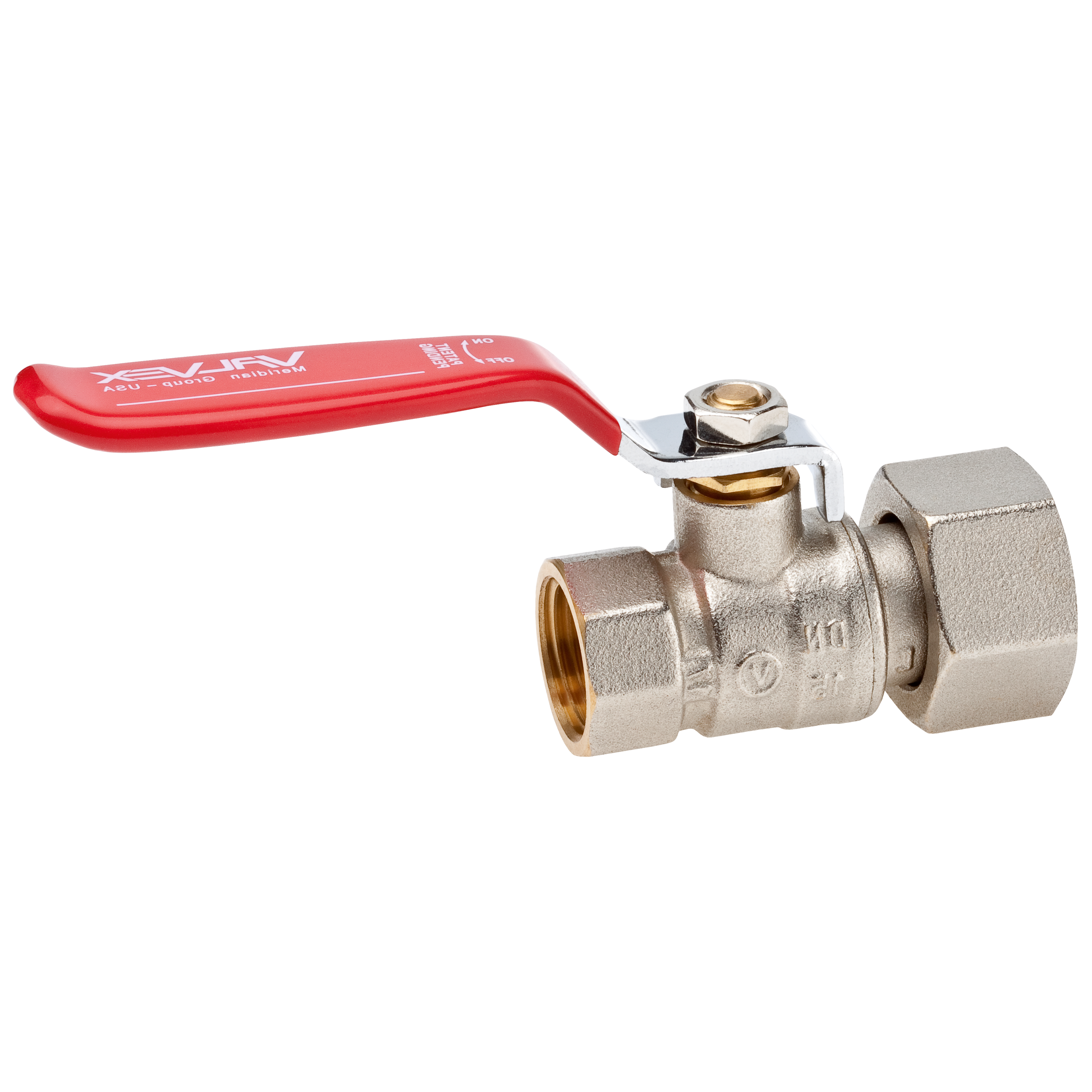 Kurek kulowy z obrotową nakrętką SPIN DN20-PN25 G3/4"-G1 VALVEX - Leroy ...