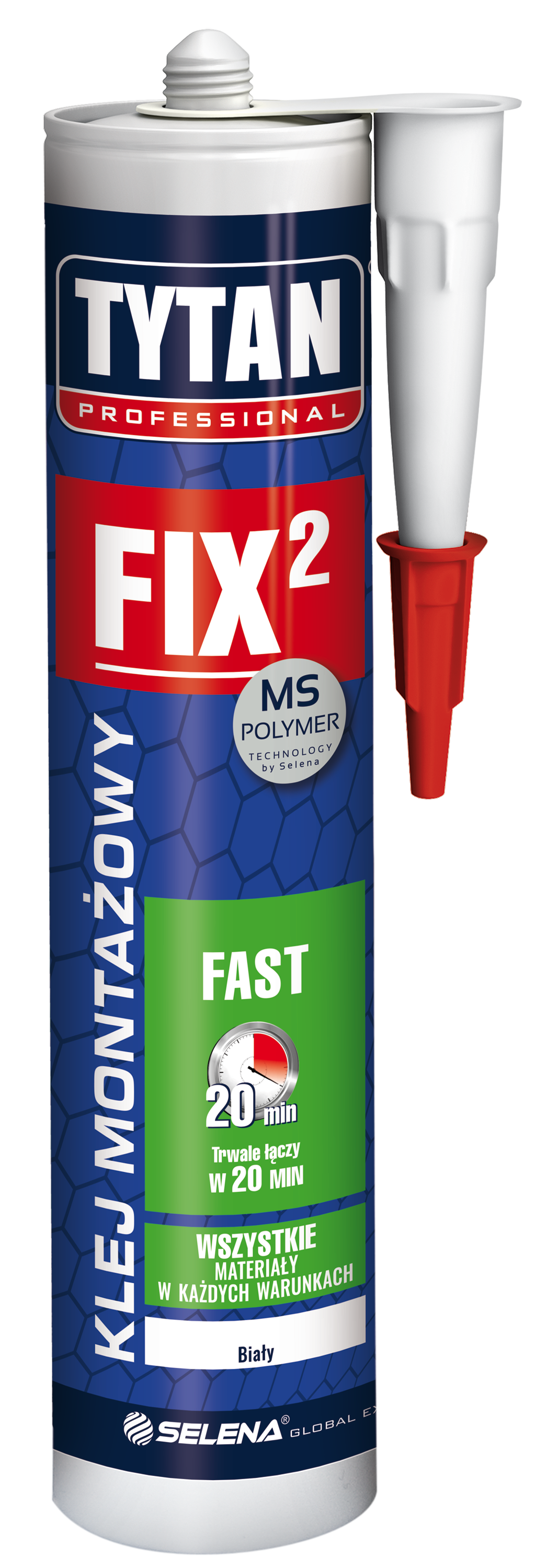 Klej montażowy FIX2 FAST biały 290 ml Tytan Professional - Leroy Merlin