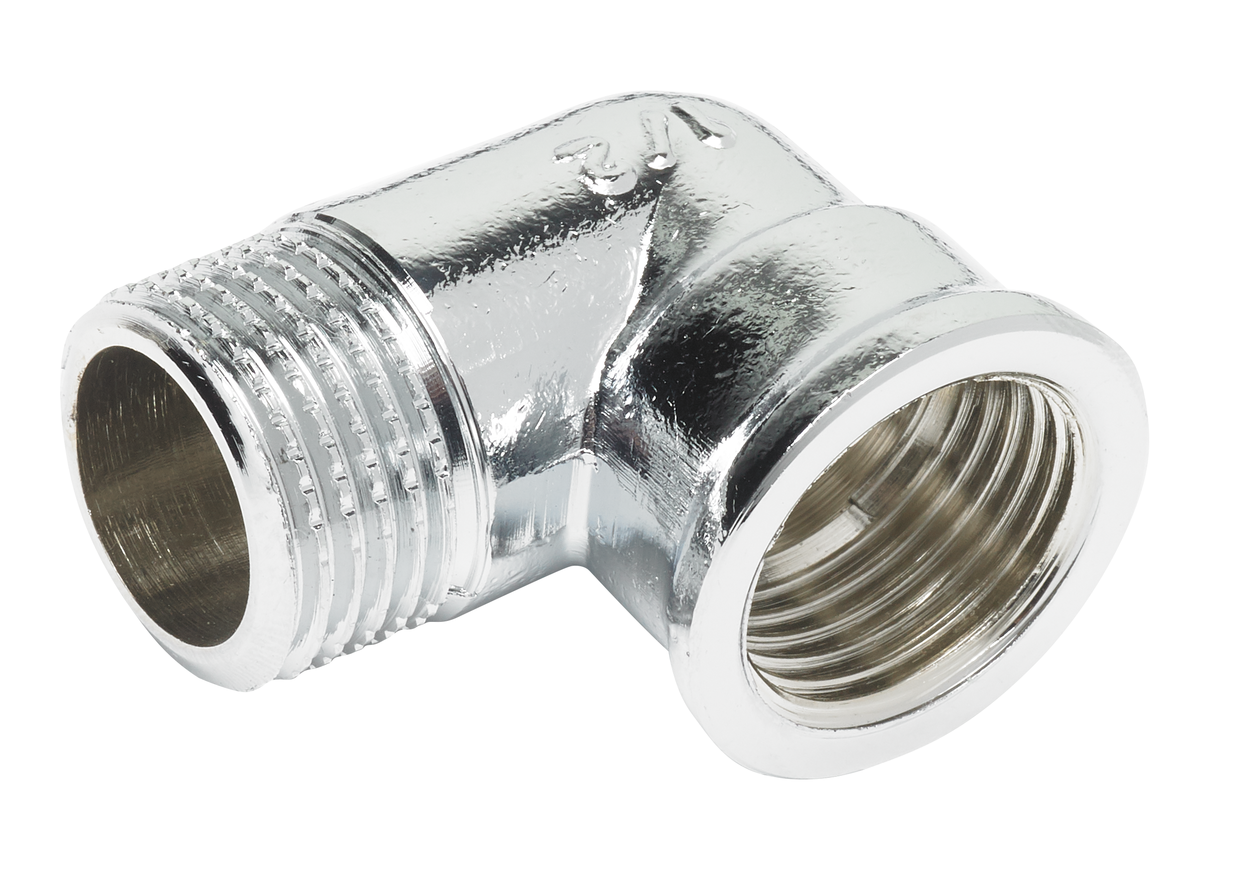 Kolano nyplowe 90° GZ1/2" -GW1/2" chrom EQUATION - Leroy Merlin