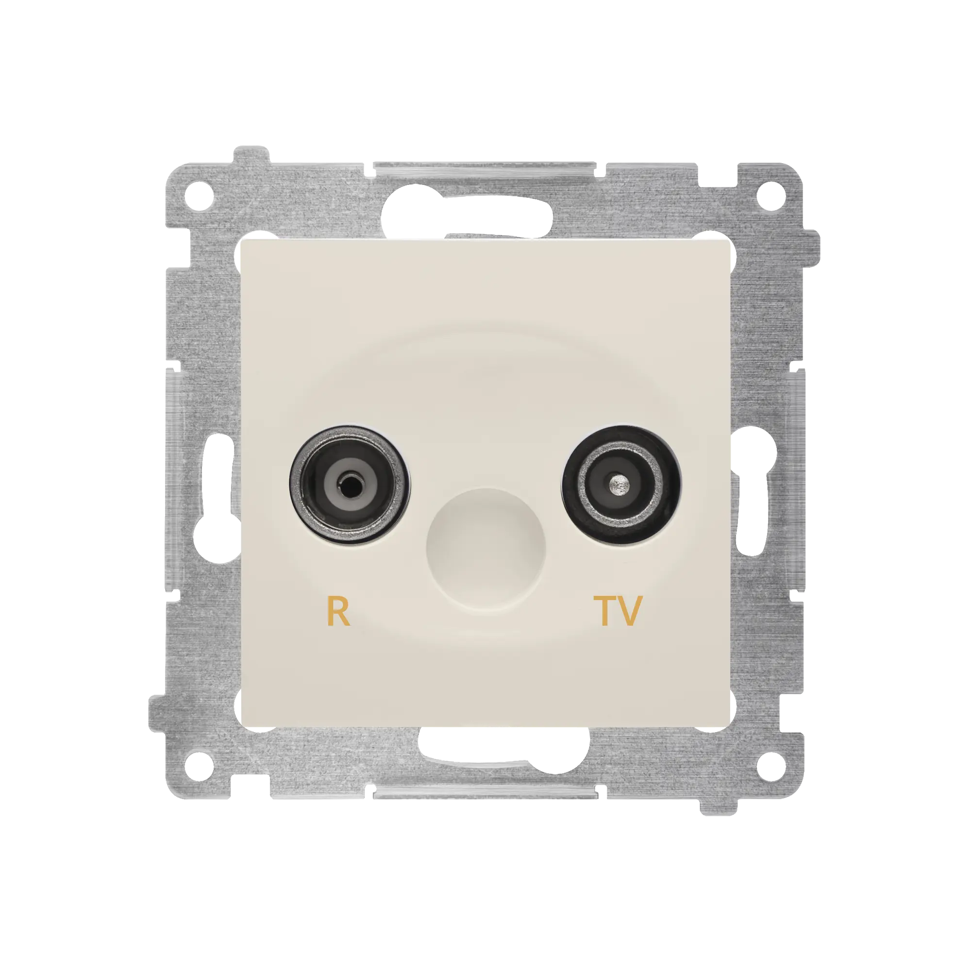 Gniazdo RTV przelotowe SIMON 54 Kremowy KONTAKT SIMON - Leroy Merlin