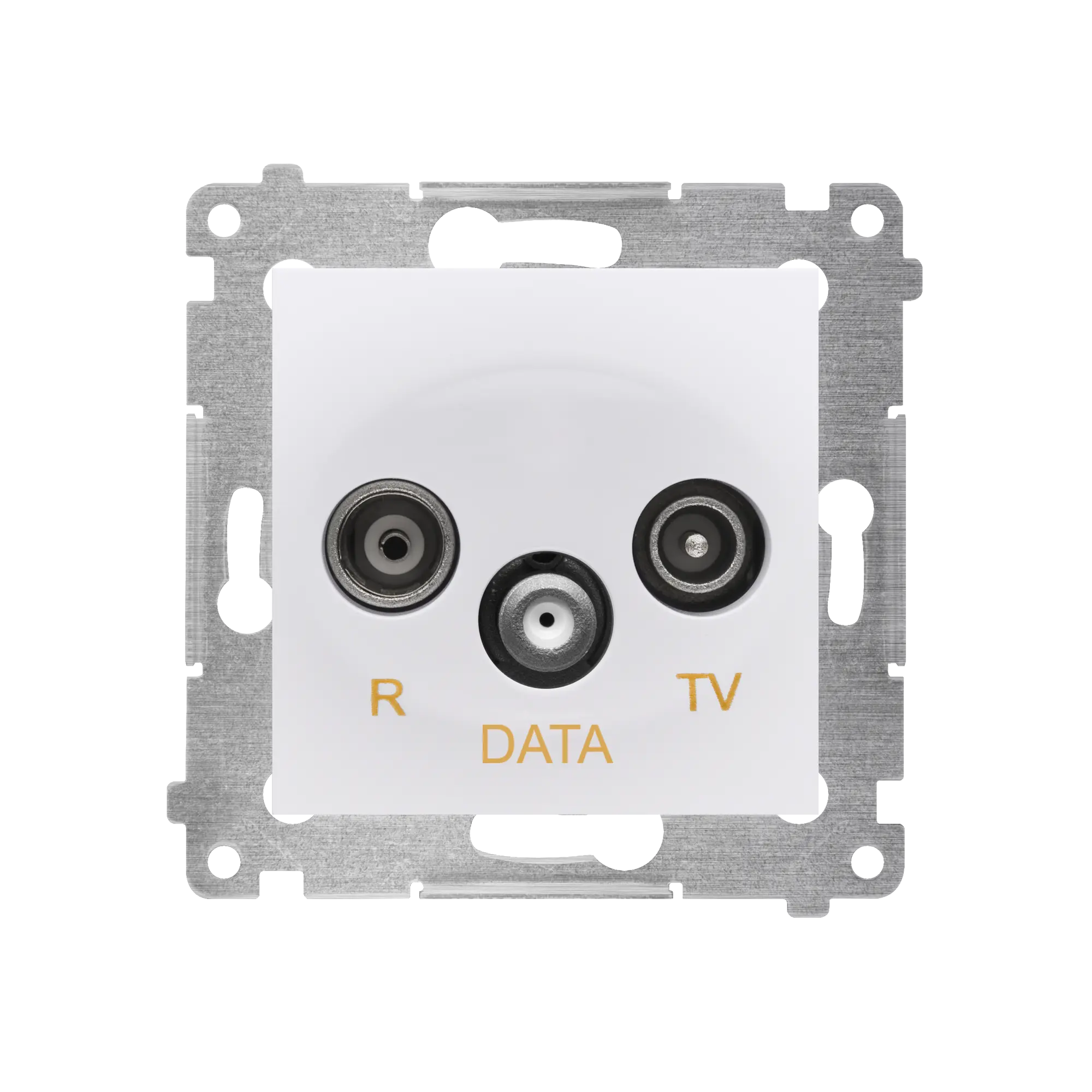 Gniazdo RTV DATA SIMON 54 PREMIUM Biały KONTAKT SIMON - Leroy Merlin