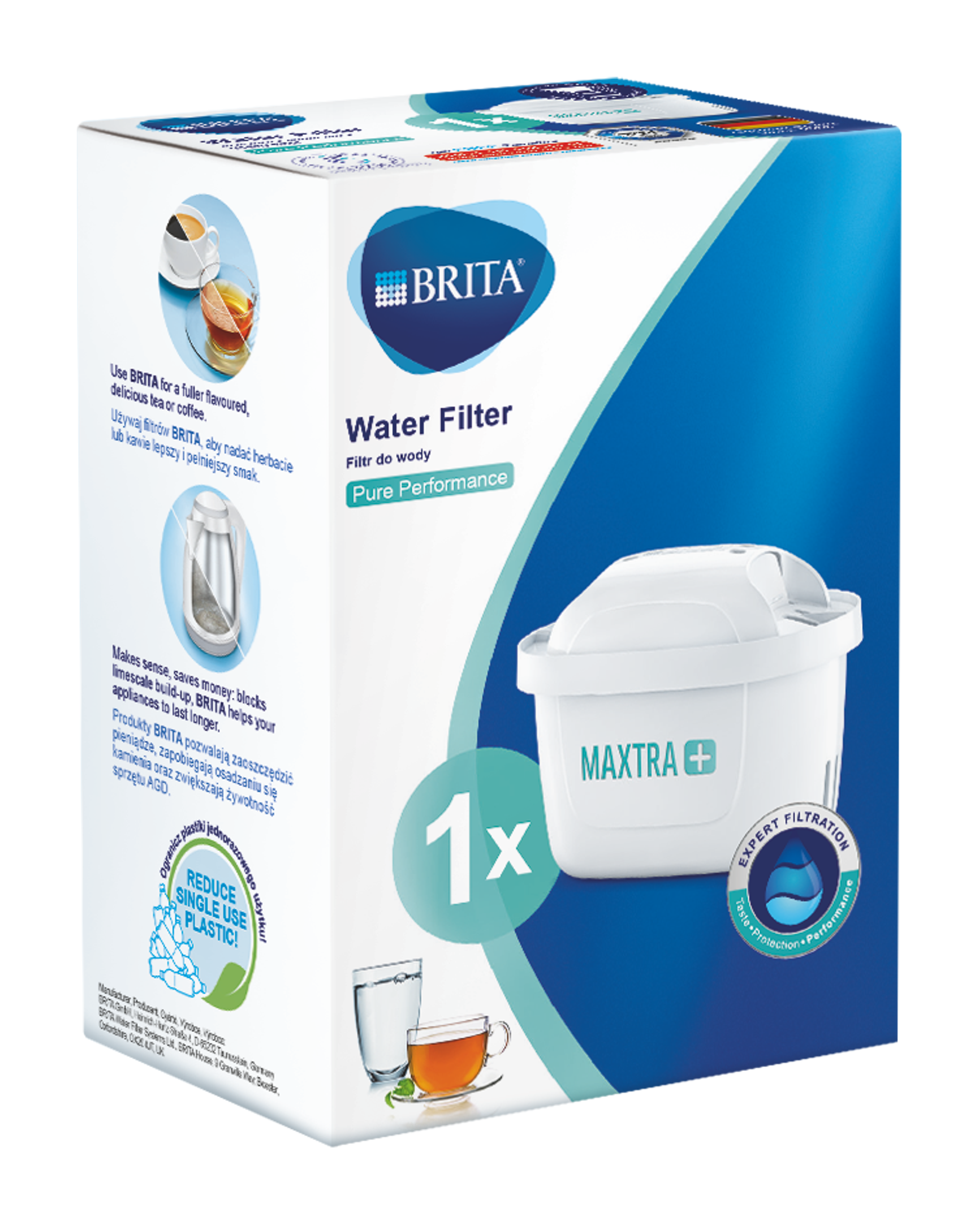 Filtr do wody Maxtra+ Pure Performance 1 szt. Brita - Leroy Merlin