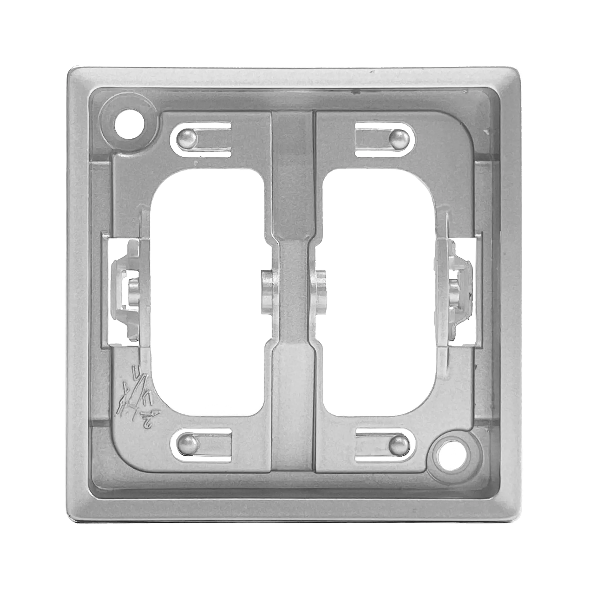Ramka pojedyncza OZDOBNA SREBRNA do włącznika ROSA POLMARK - Leroy Merlin