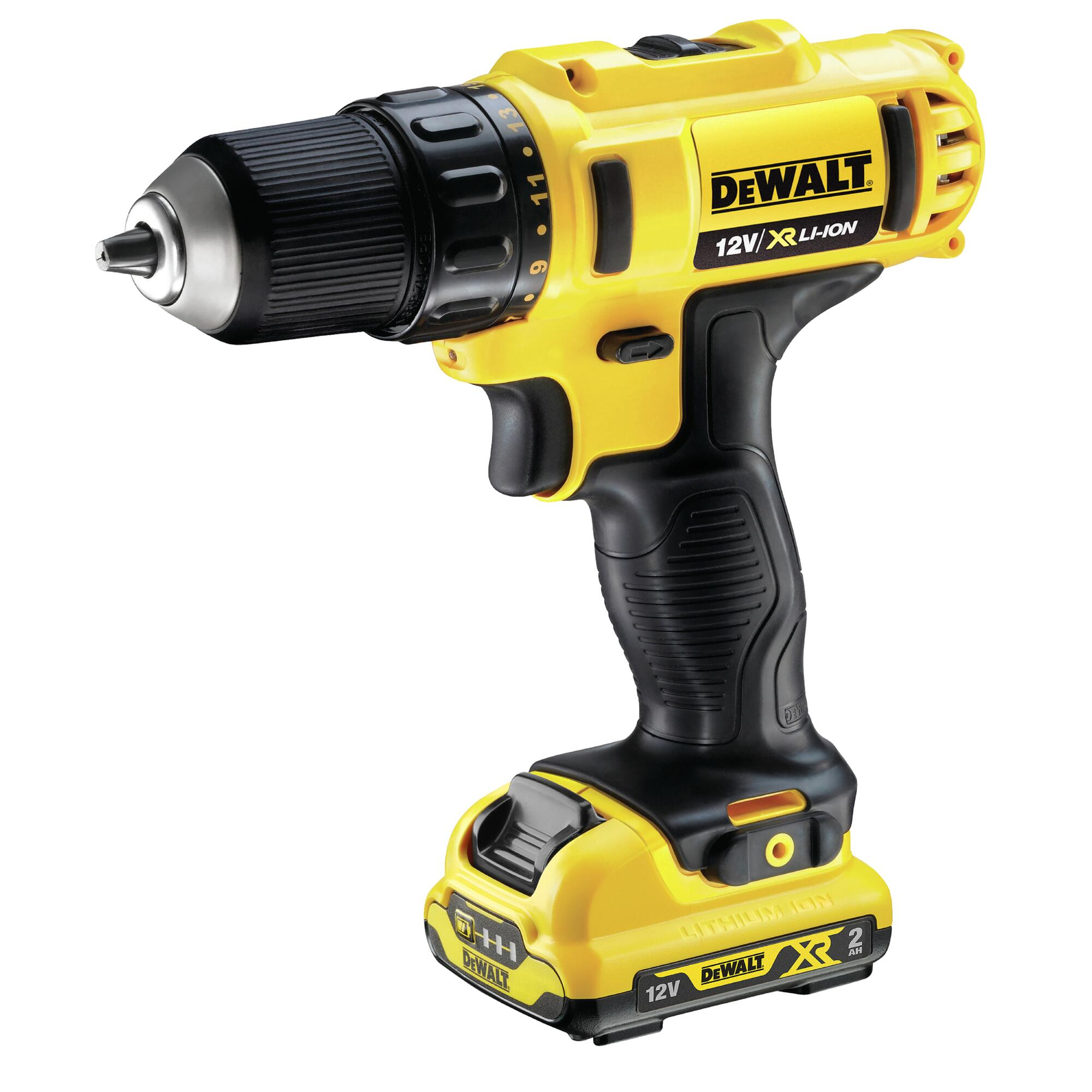 Wiertarko-wkrętarka akumulatorowa DEWALT DCD710D2-QW 12V 2Ah Li-Ion - Leroy Merlin