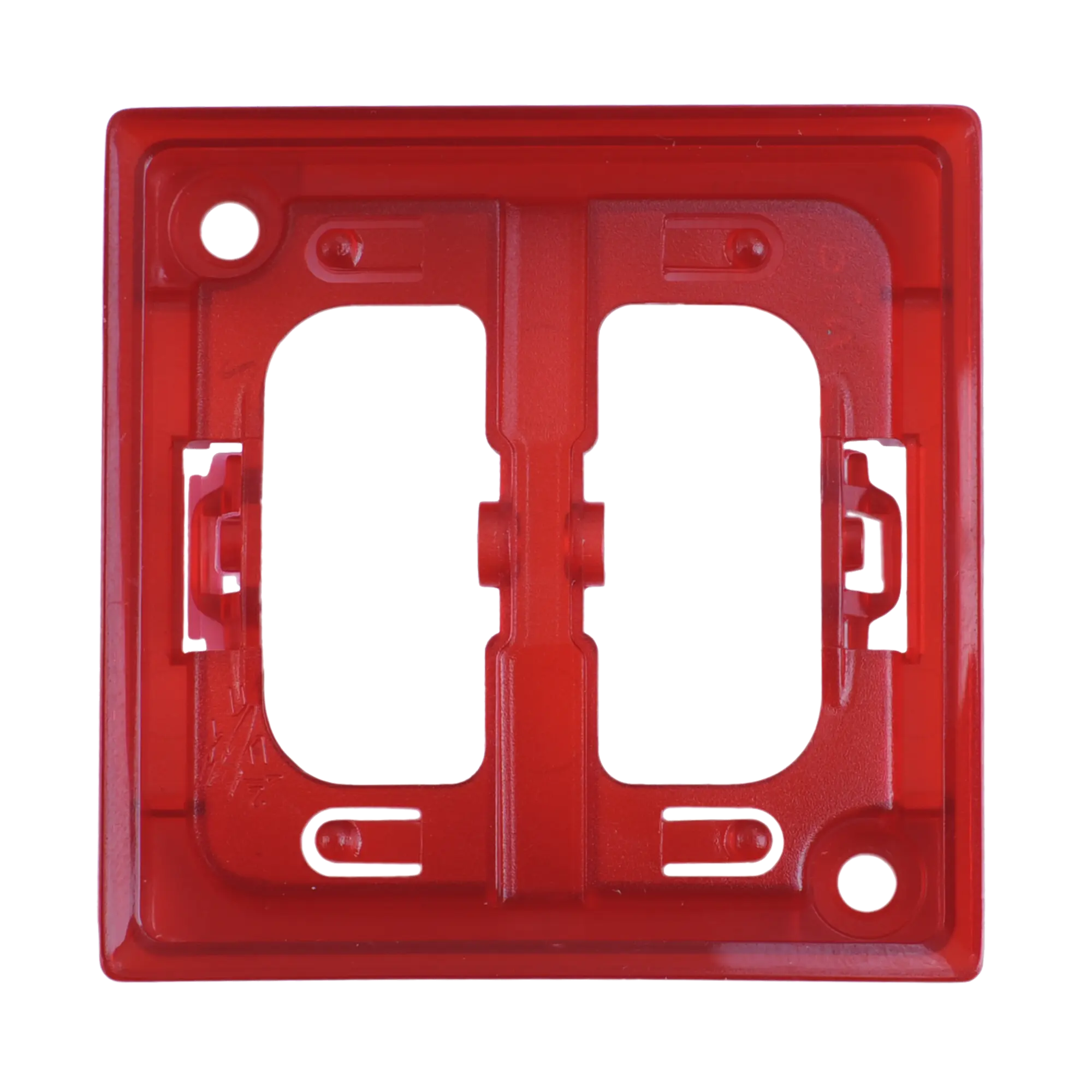 Ramka pojedyncza OZDOBNA CZERWONA do włącznika ROSA POLMARK - Leroy Merlin
