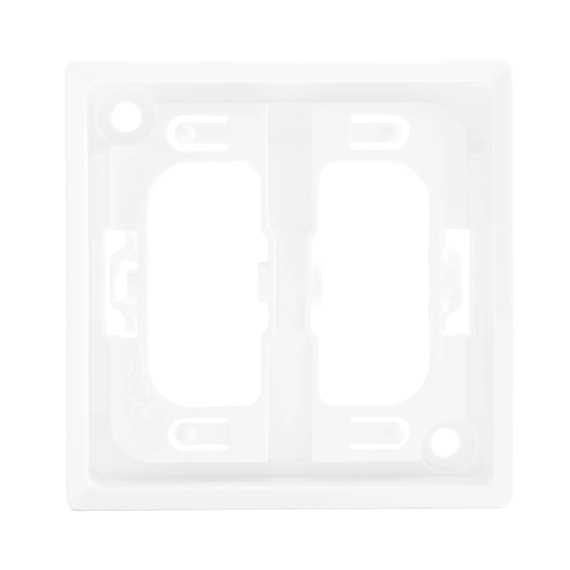 Ramka pojedyncza OZDOBNA BIAŁA do włącznika ROSA POLMARK - Leroy Merlin