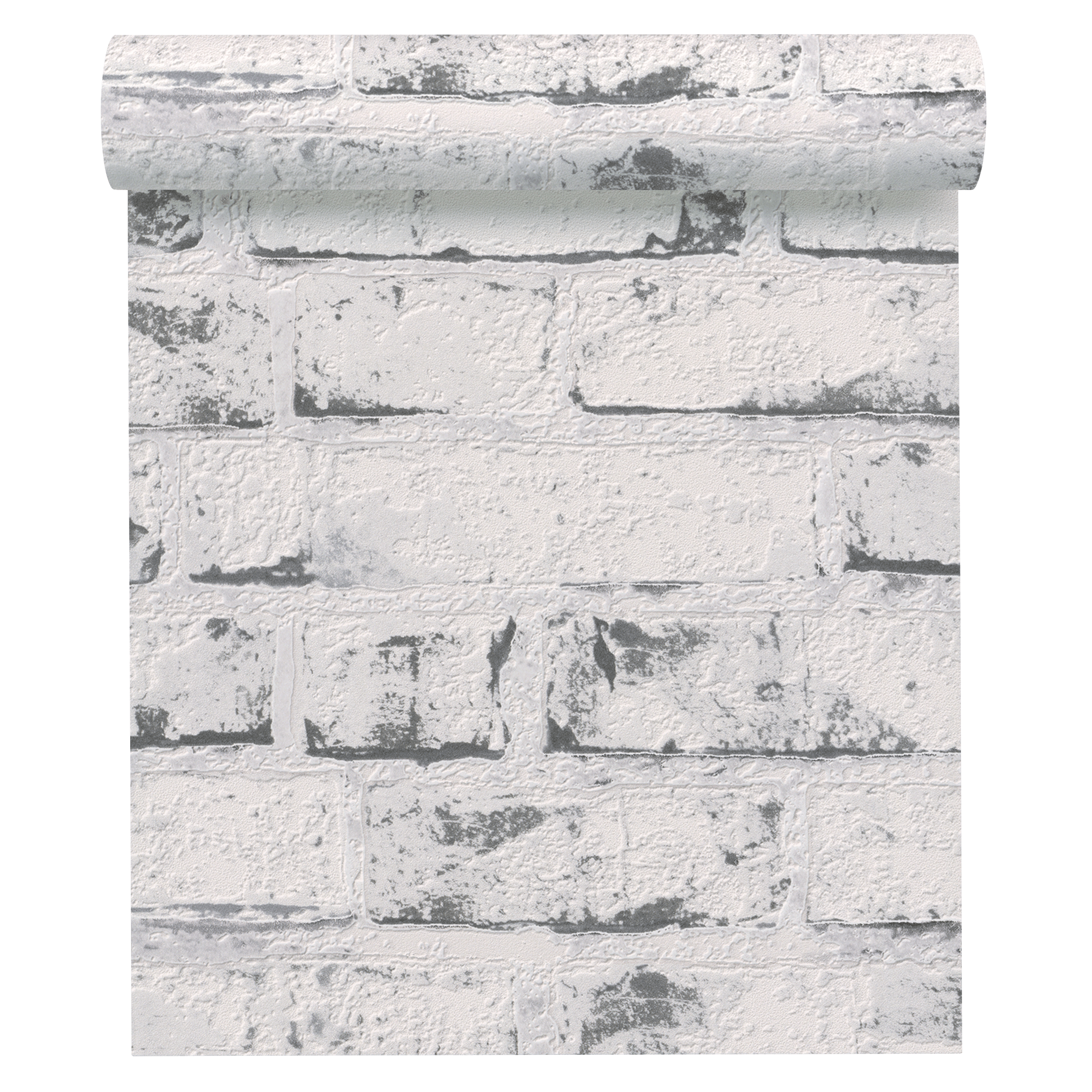 Carta da parati Muro Cortina bianco e grigio, 53 cm x 10.05 m | Leroy ...