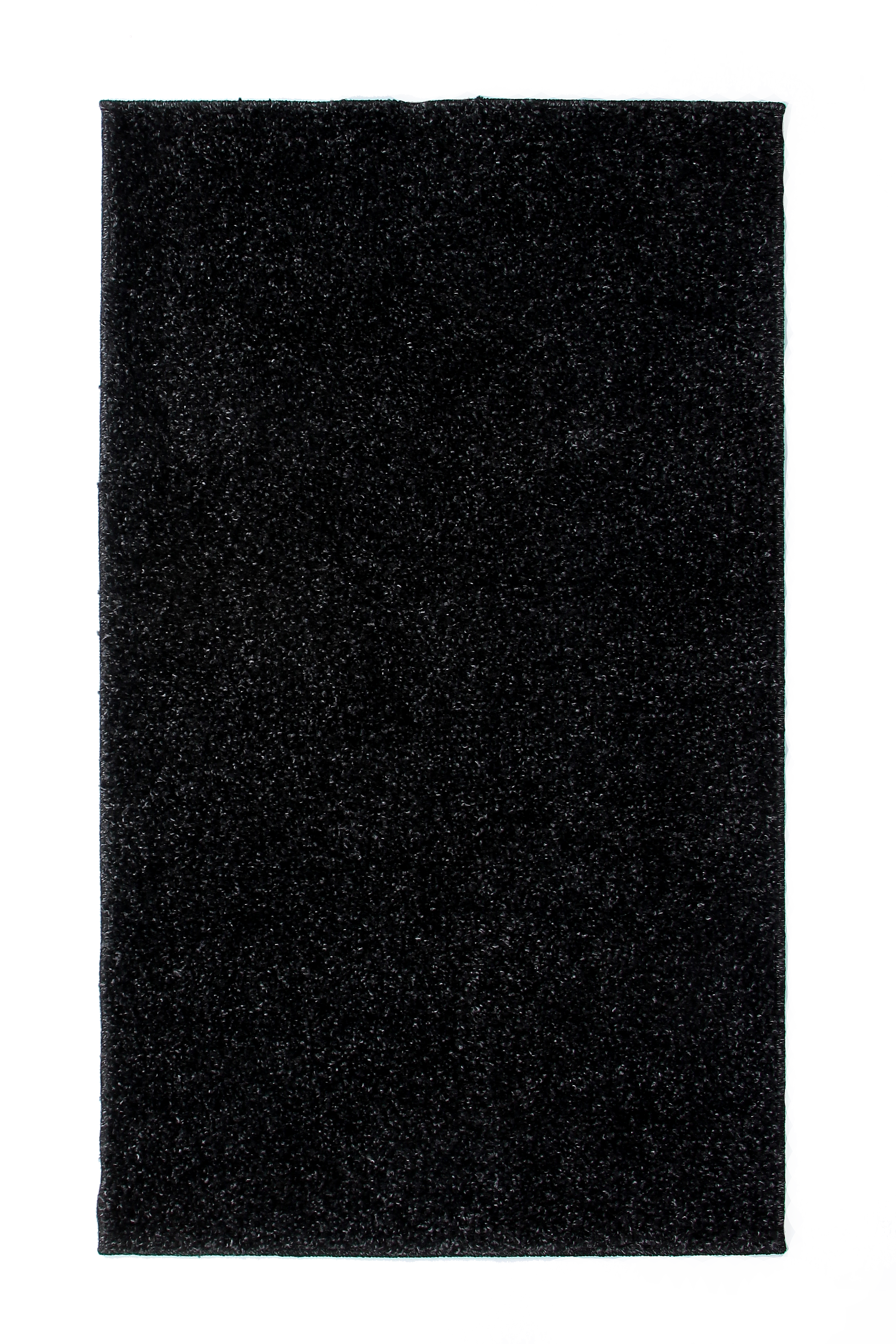 Dywan shaggy Evo czarny 80 x 140 cm - Leroy Merlin