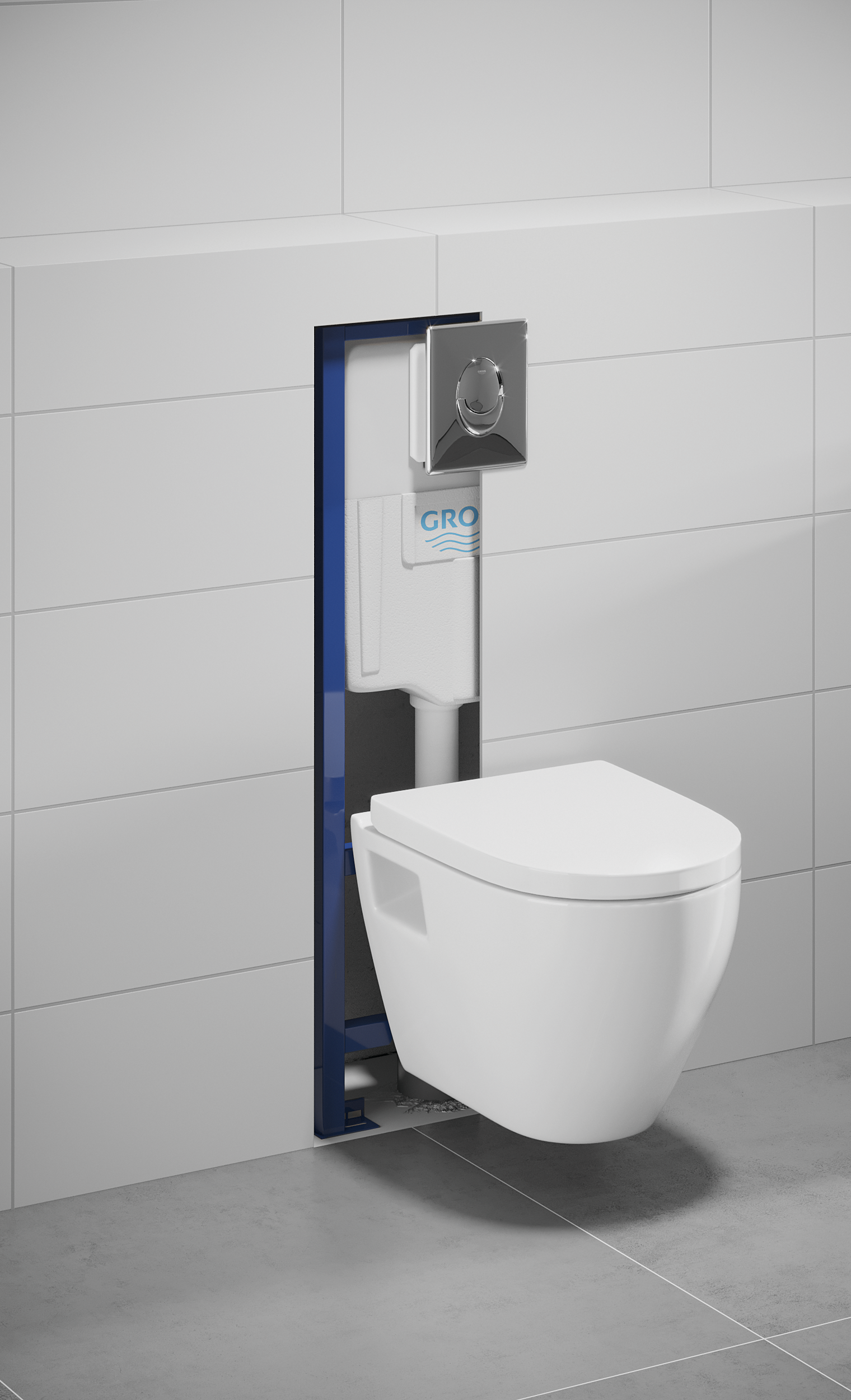 Zestaw podtynkowy WC SEREL GROHE - Leroy Merlin