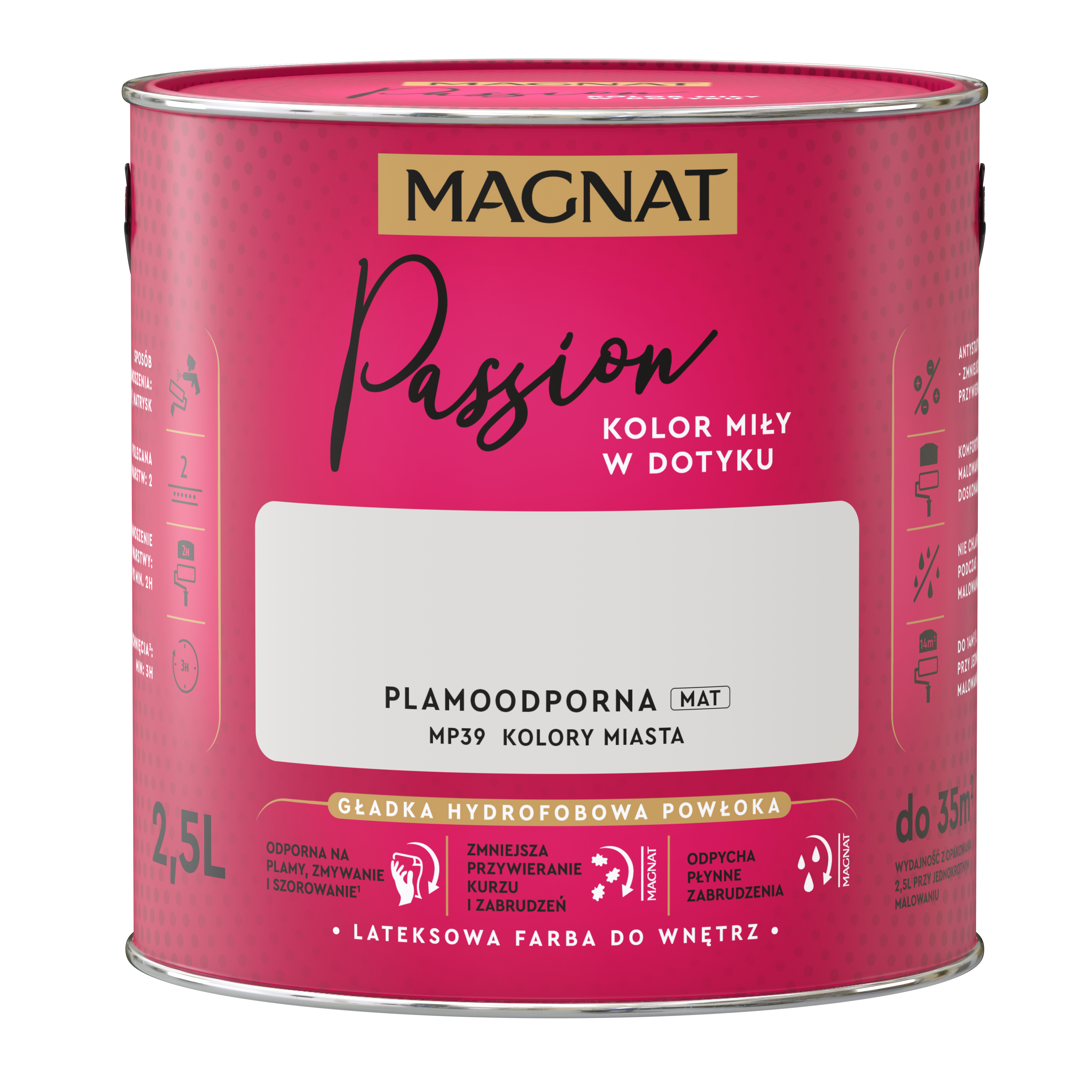 Farba Magnat Passion Kolory miasta 2.5 l - Leroy Merlin