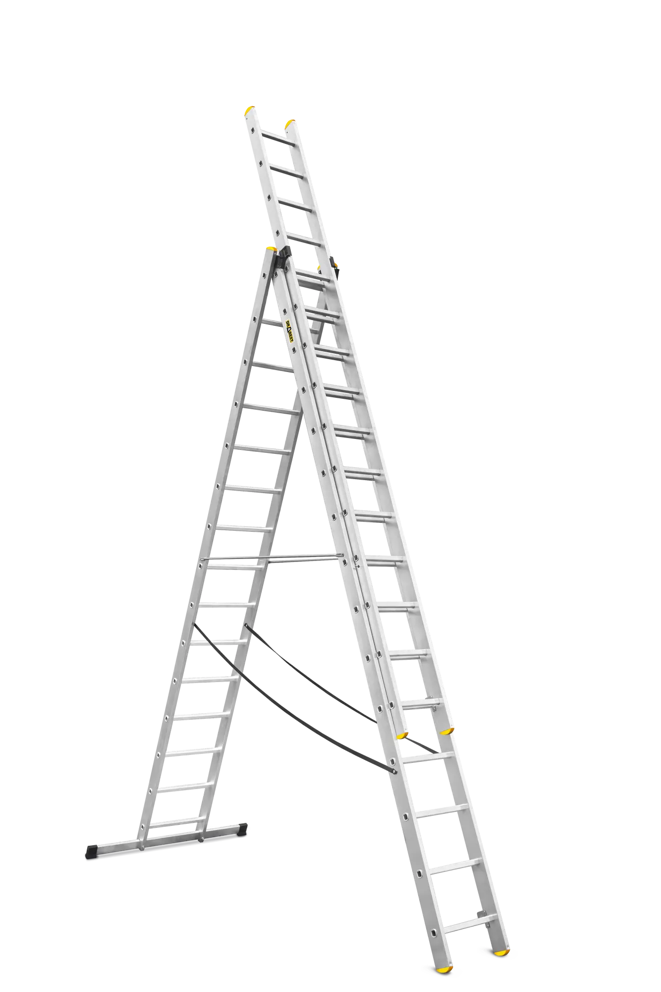 Drabina aluminiowa 3-cześciowa wielofunkcyjna Pro 3x15 DRABEST - Leroy ...