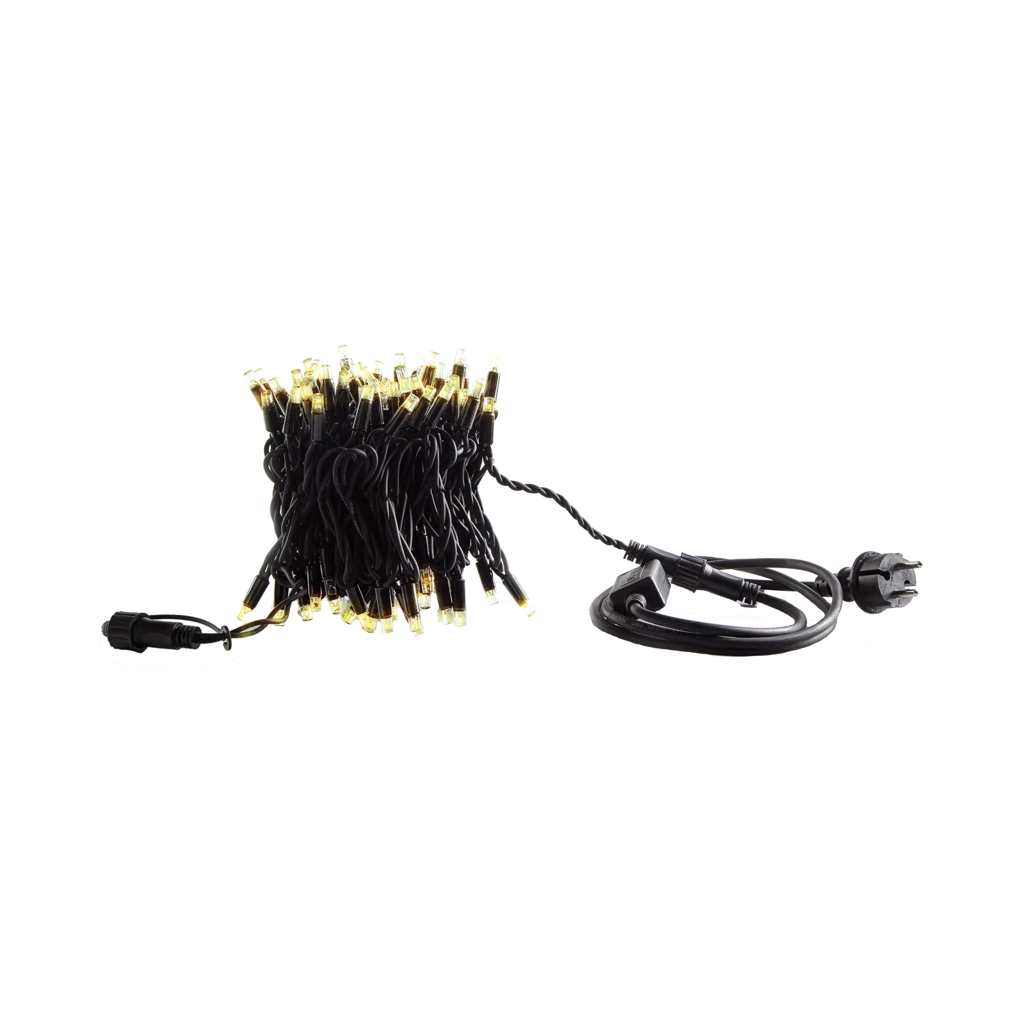 Lampki choinkowe zewnętrzne 20m 200 LED białe ciepłe flash - Leroy Merlin