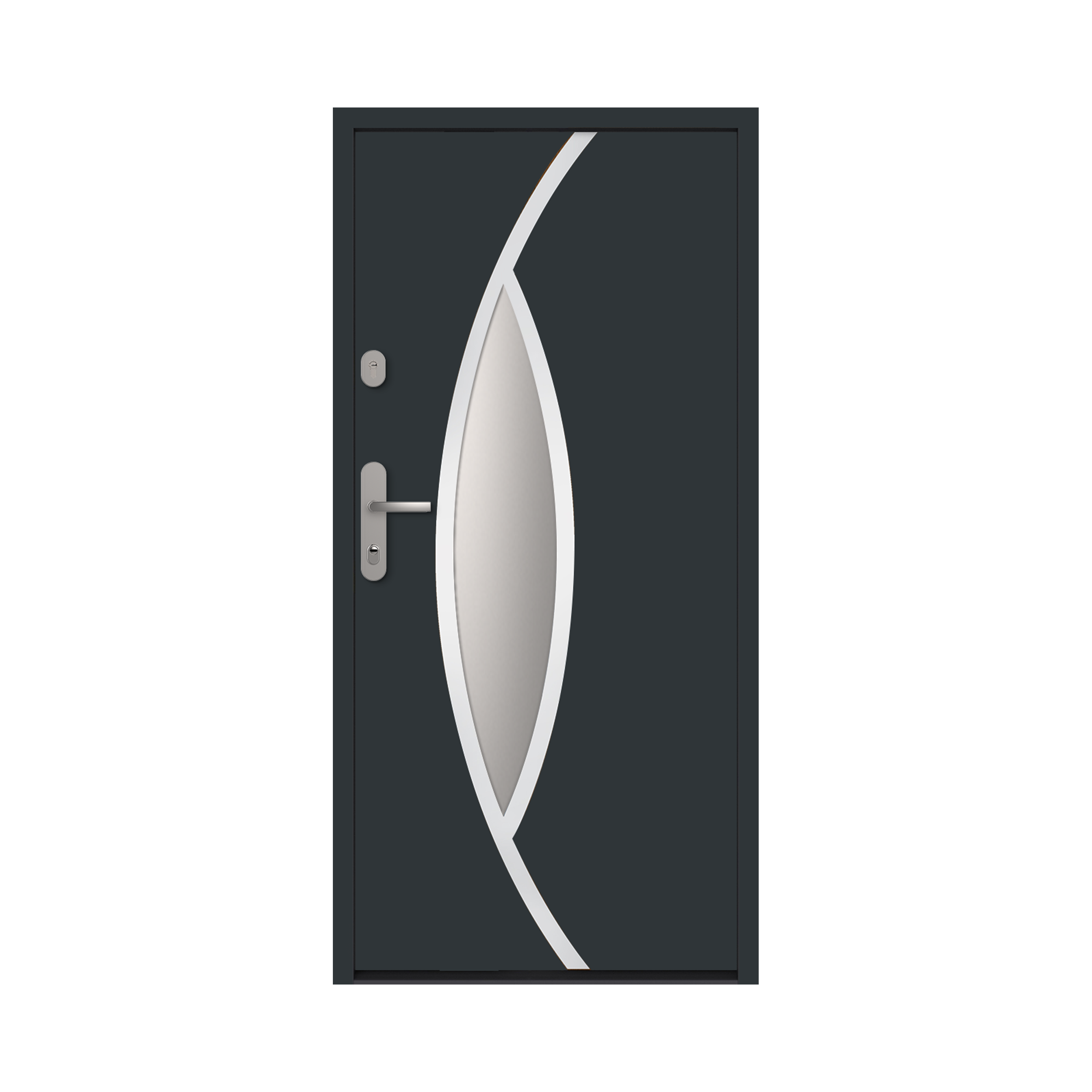 Drzwi zewnętrzne stalowe wejściowe antywłamaniowe RC2 Ottawa 90 prawe ...