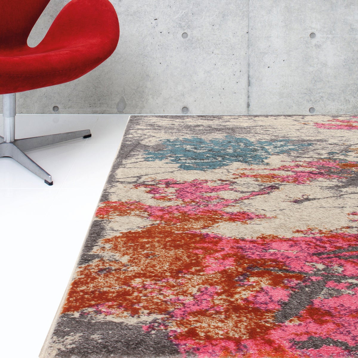 Tappeto Giorgia astratto bianco, L 300 x L 200 cm | Leroy Merlin