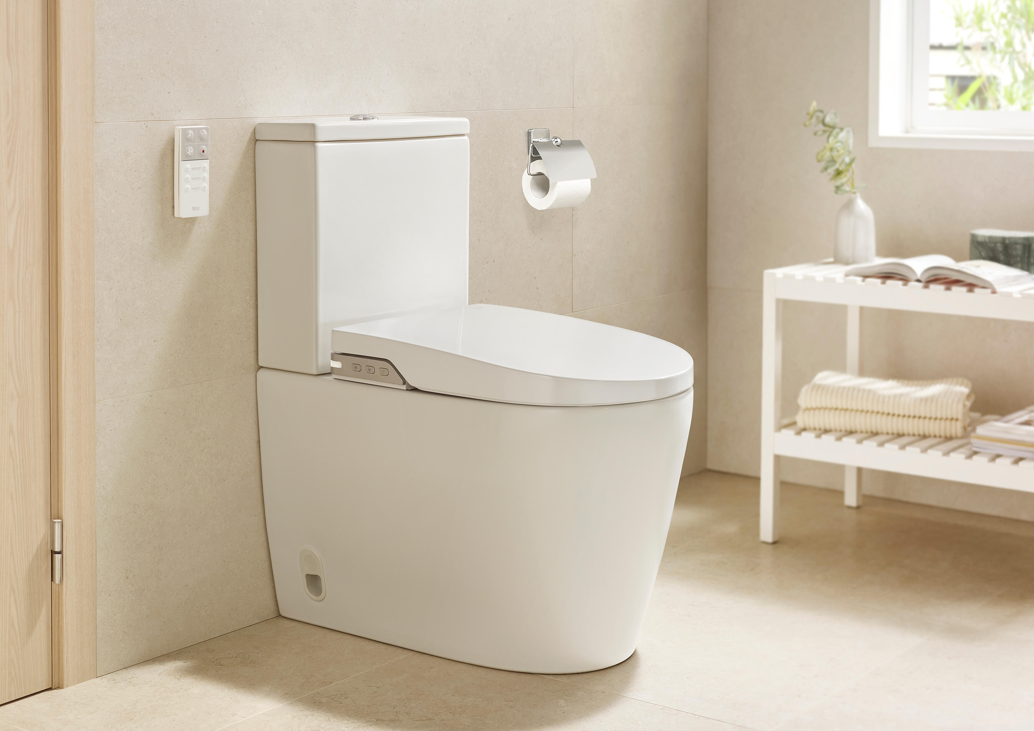 Pack WC ROCA In Wash Aloe con tapa amortiguada | Leroy Merlin