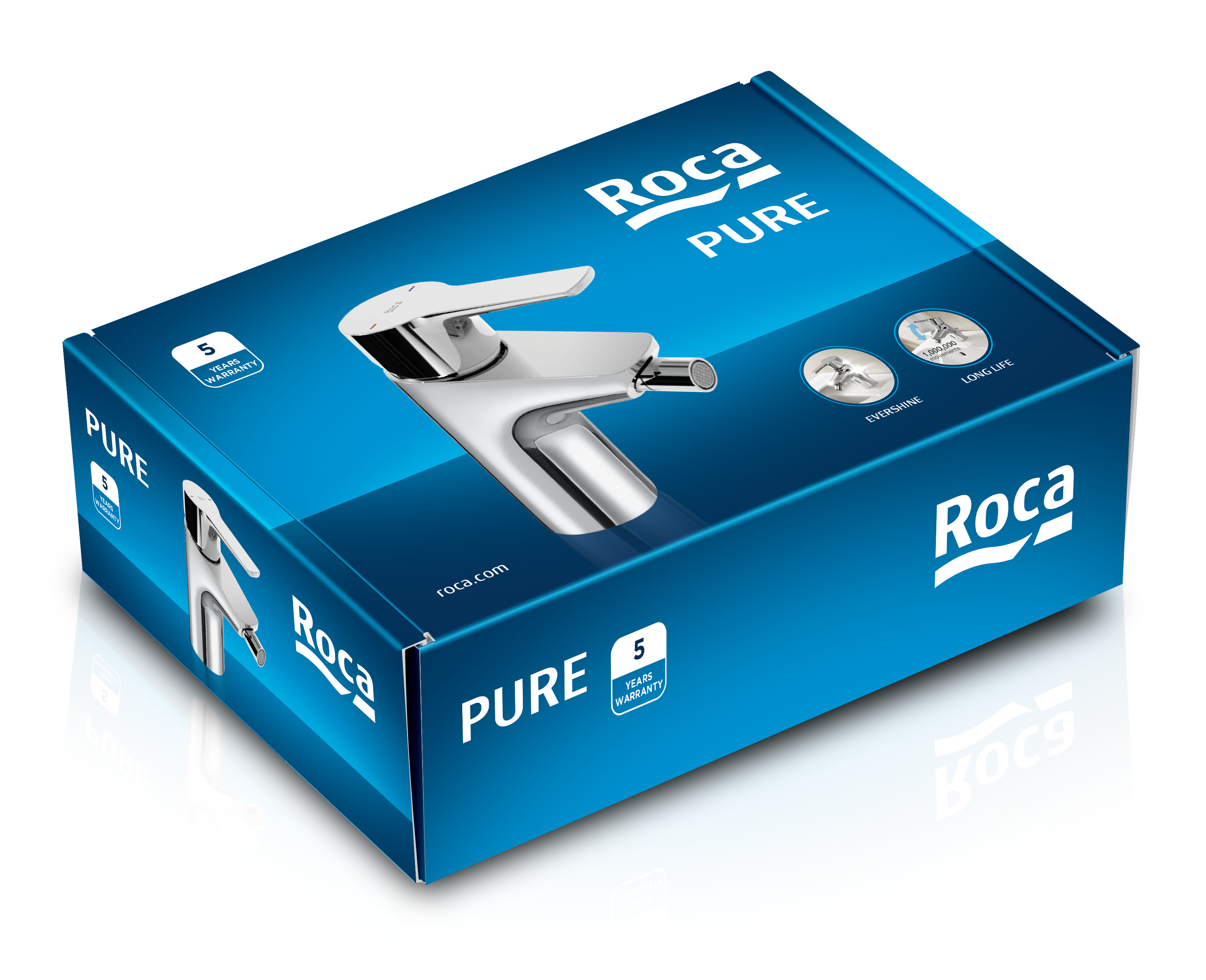 Grifo bidé ROCA Pure cromo | Leroy Merlin