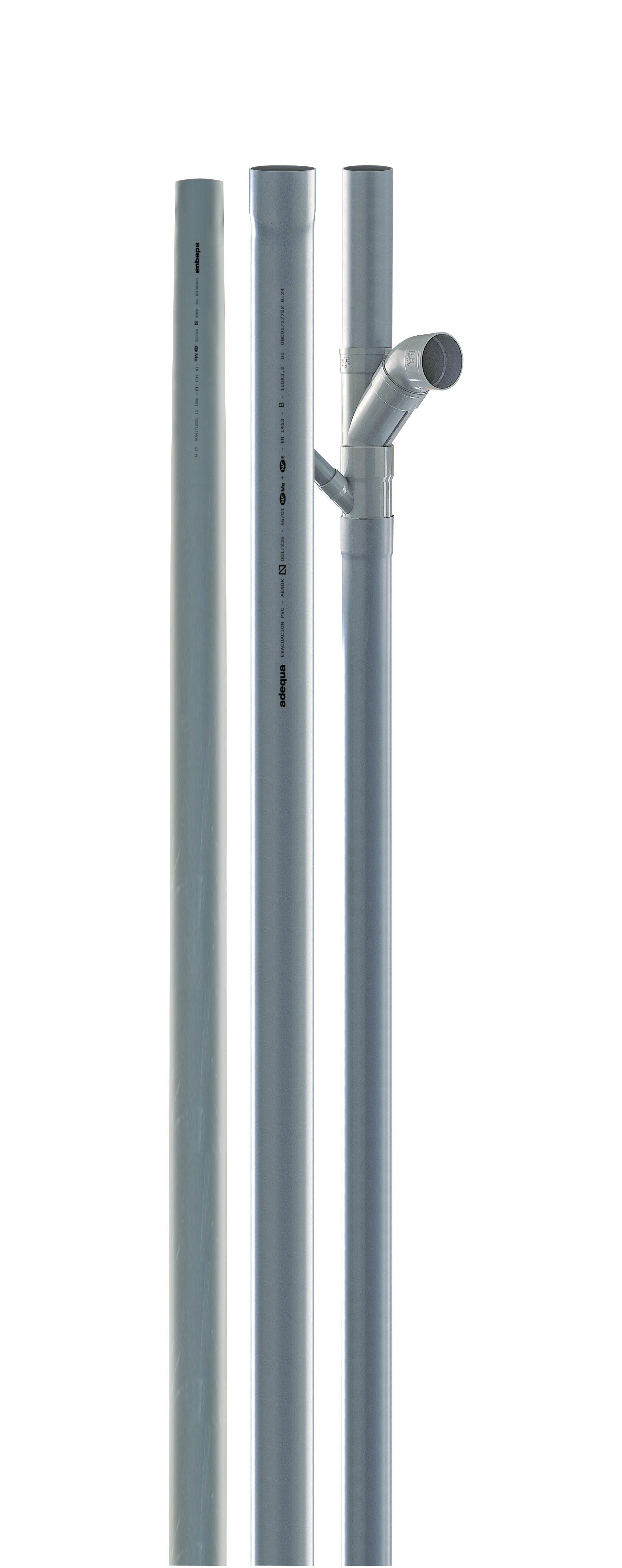 Tubo PVC de evacuación de Ø32 mm 2 metros | Leroy Merlin