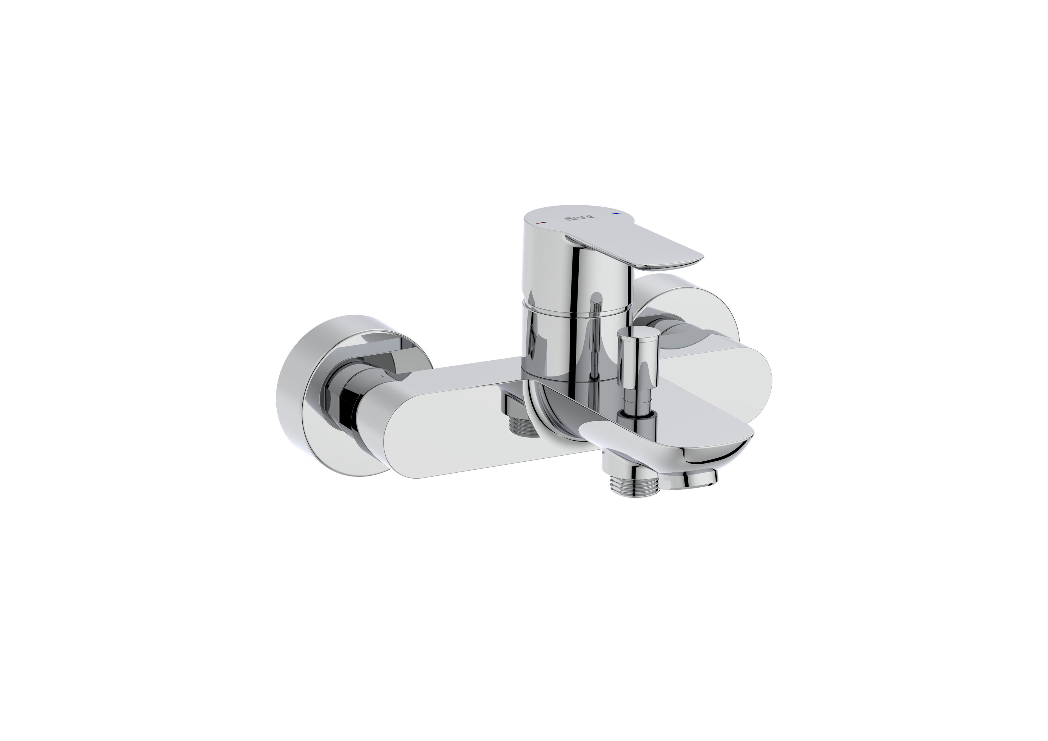 Grifo bañera monomando ROCA Nauta cromado | Leroy Merlin