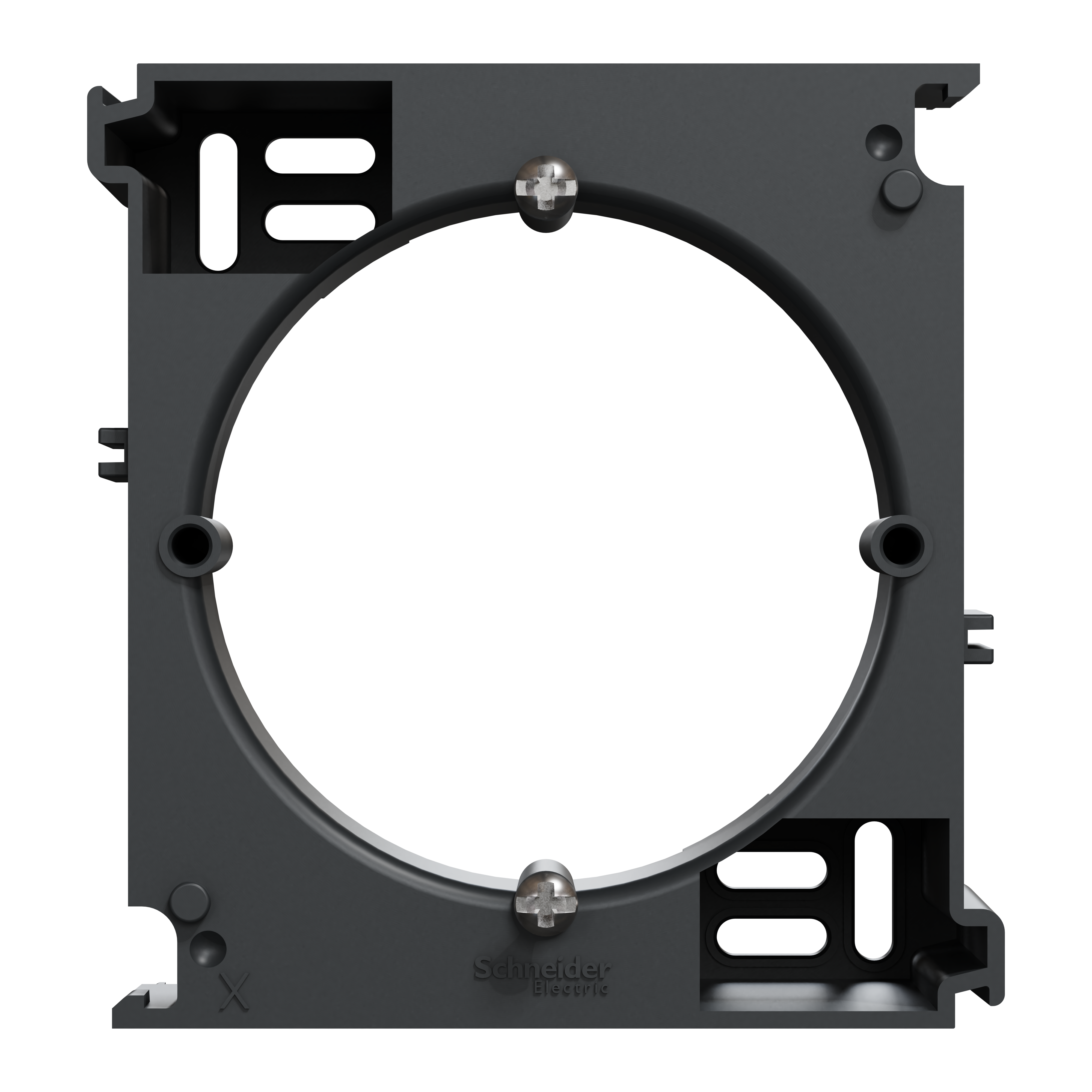 Rozszerzenie natynkowe podstawy Miluz Ed antracyt SCHNEIDER ELECTRIC ...