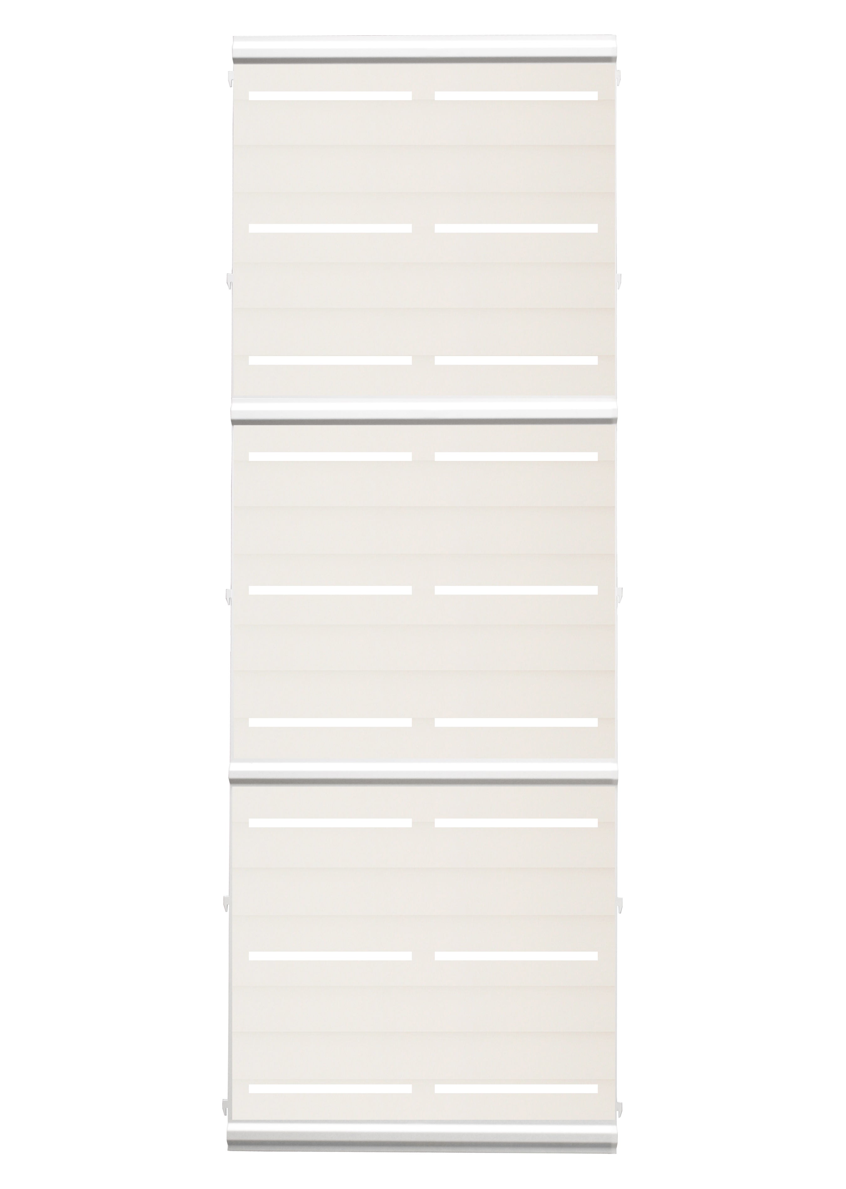 Panel remate valla acero galvanizado FRANJA RAYAS BLANCO 194x73,5 cm ...