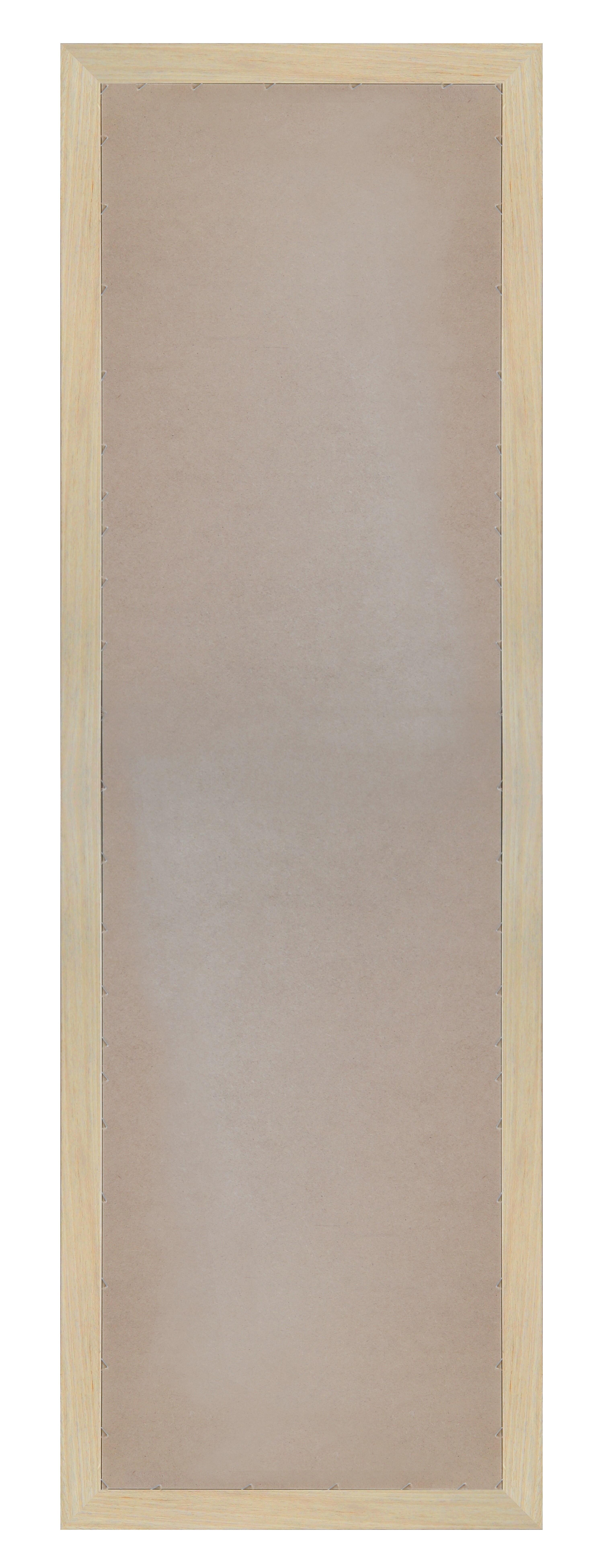 Espejo enmarcado de pared o suelo rectangular Claudia madera marrón ...