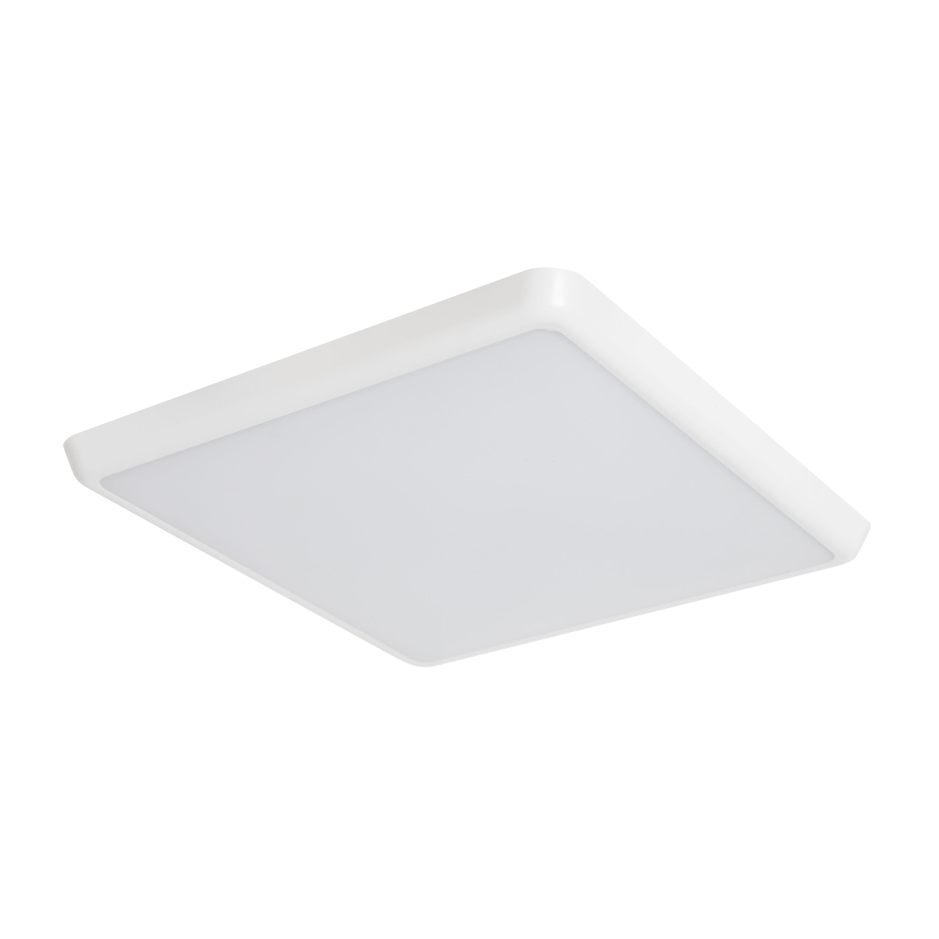 Plafón exterior SQUARE 18W de potencia en color blanco | Leroy Merlin