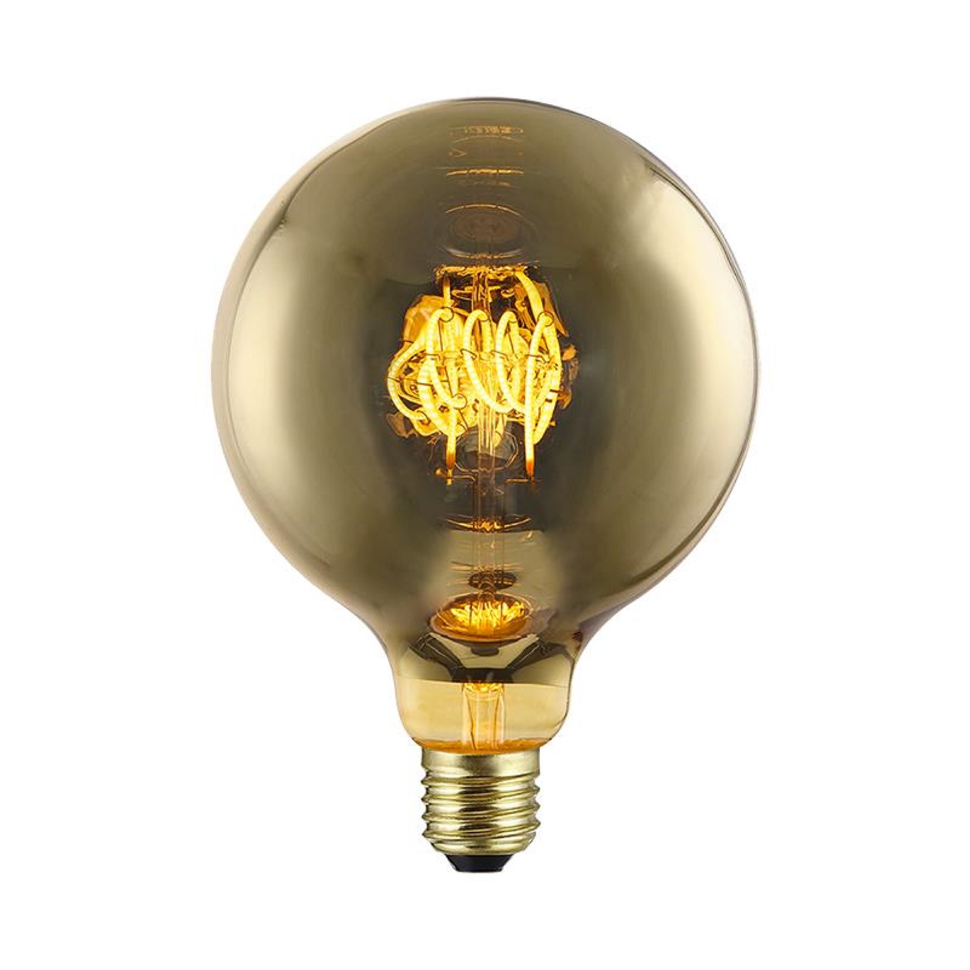 Bombilla decorativa LED E27 forma redonda 70 lúmenes color de la luz ...