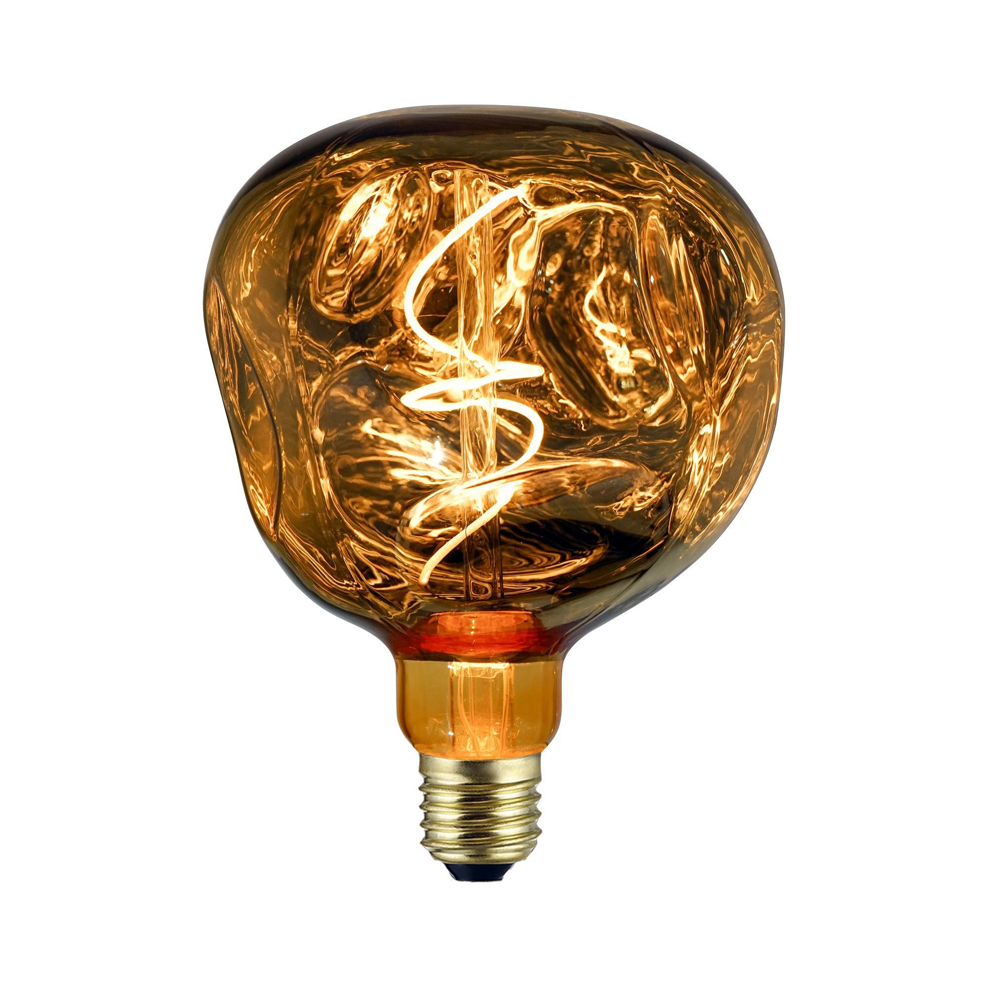 Bombilla LED filamento E27 Esférico 4W 100lm | Leroy Merlin