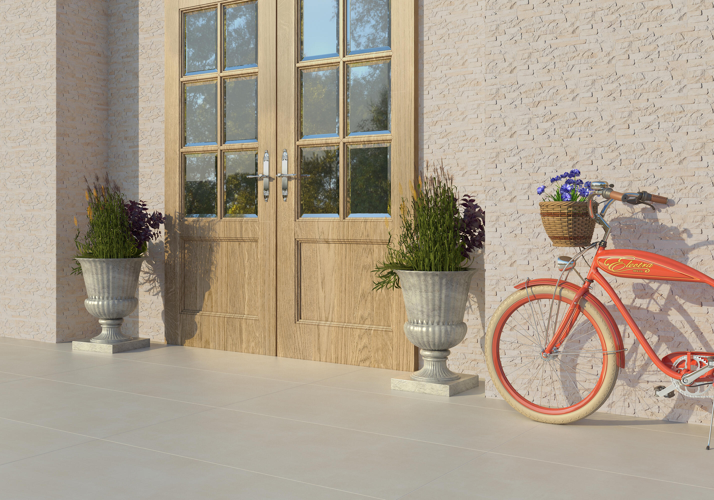 Azulejo Aramon efecto piedra beige 17x52 cm | Leroy Merlin