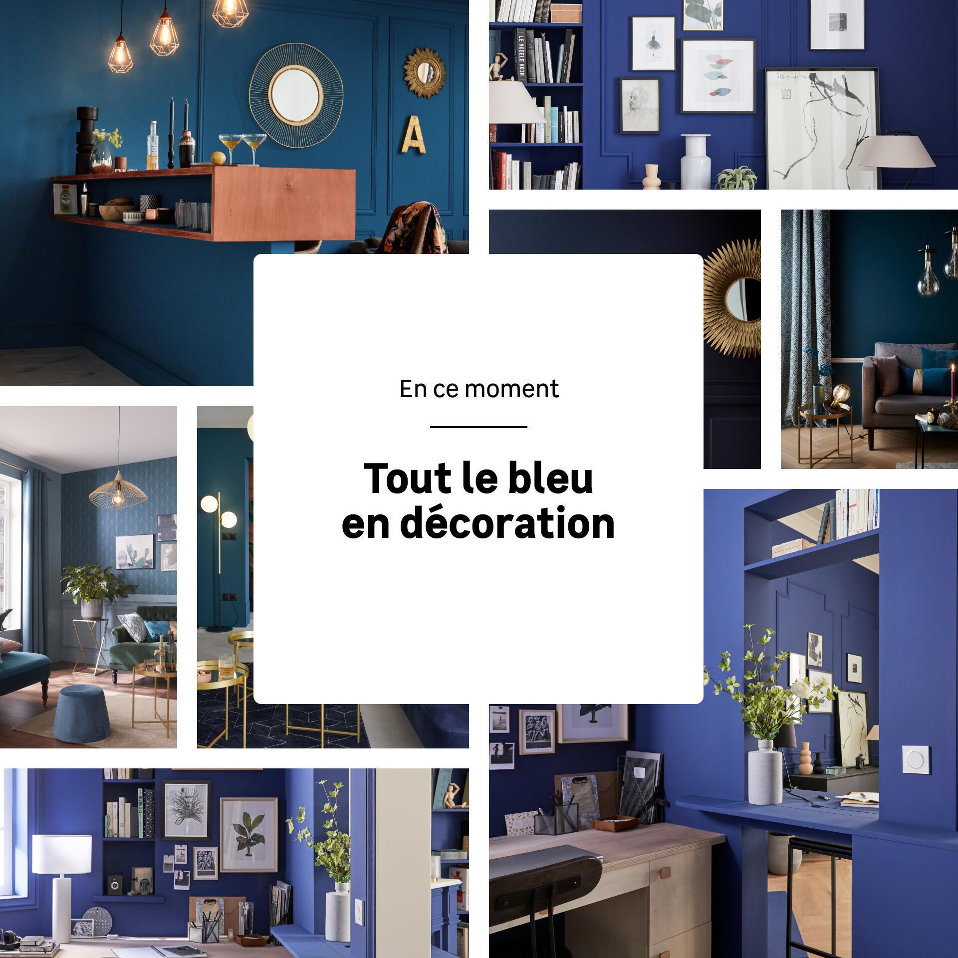 Tout le bleu en décoration | Leroy Merlin