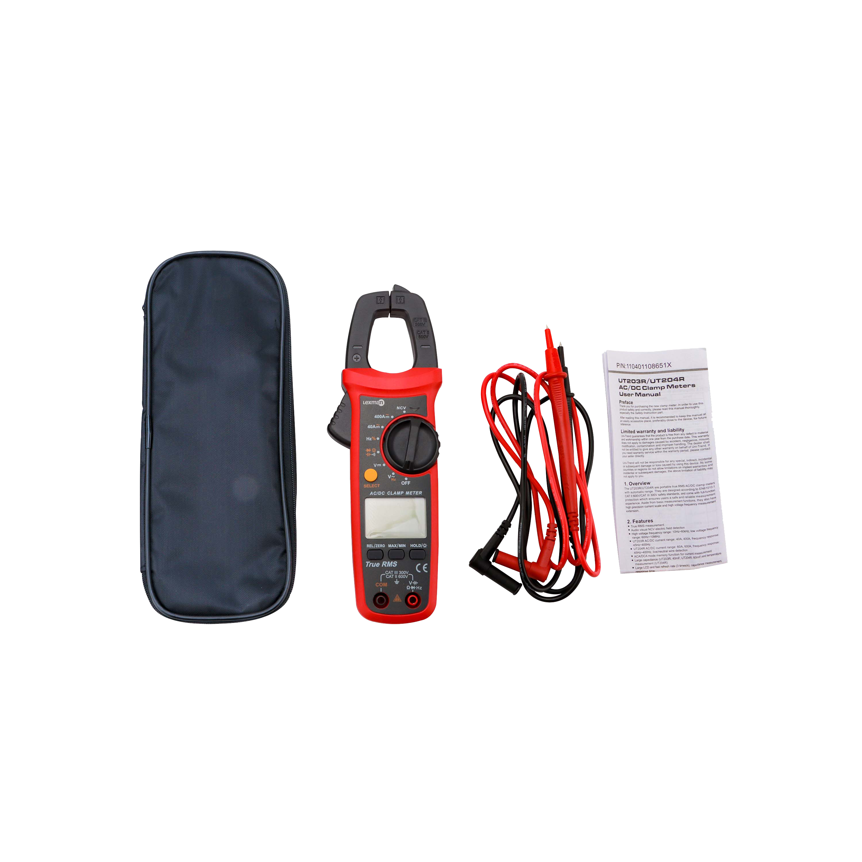 Pinza amperimétrica con multimetro LEXMAN | Leroy Merlin