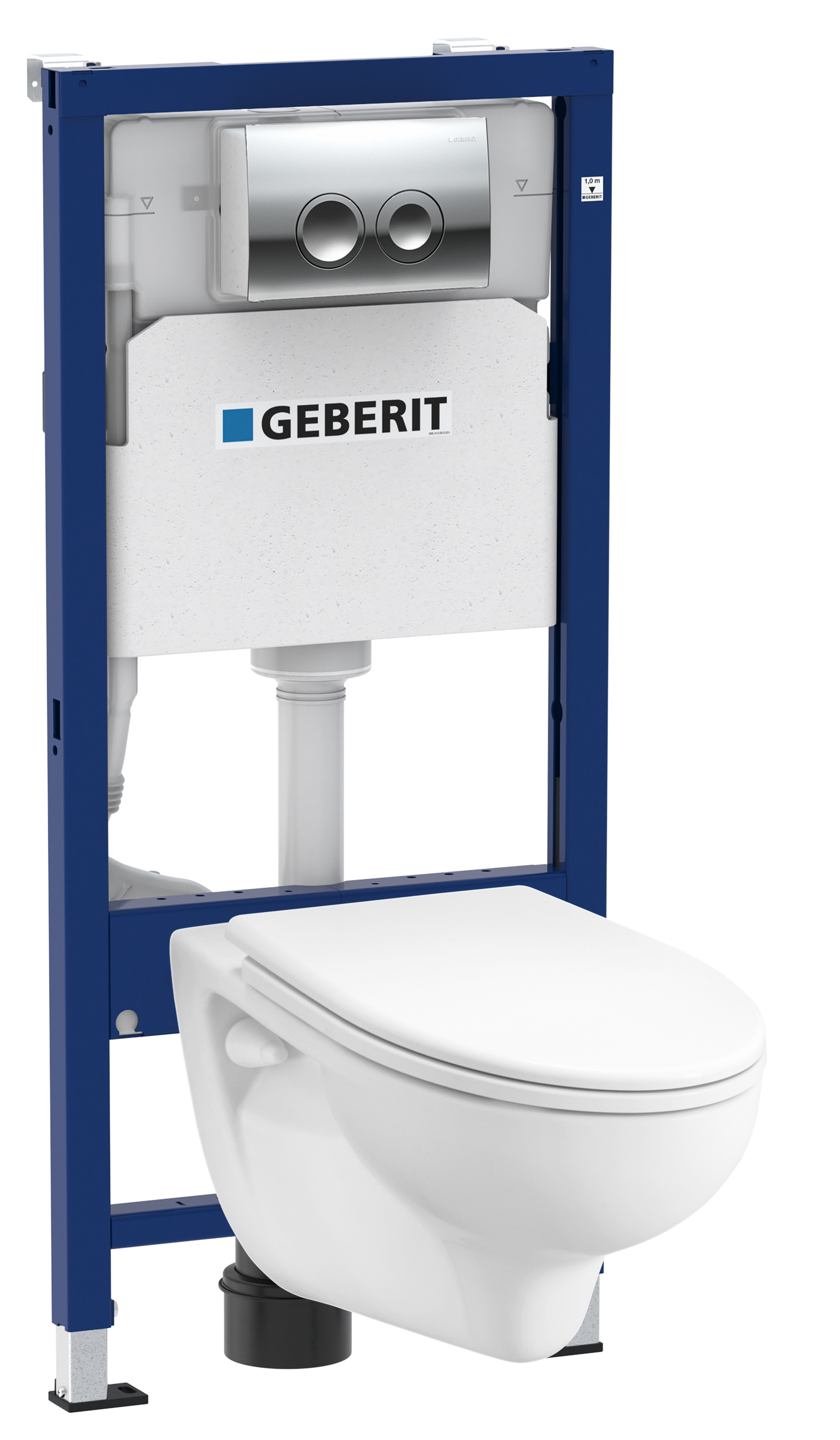 Zestaw podtynkowy WC Delta 21 Geberit - Leroy Merlin