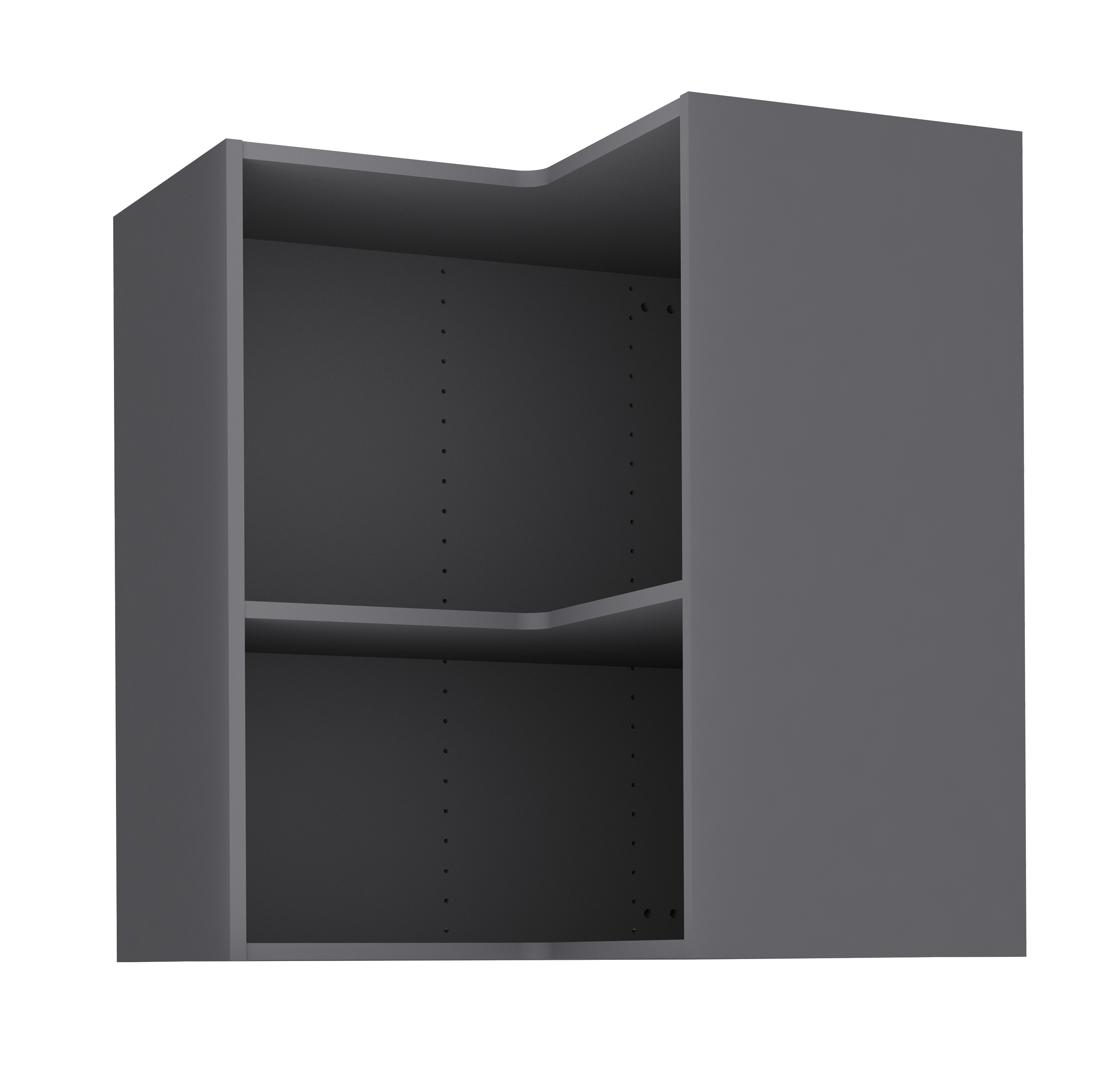 Mueble superior angular gris DELINIA ID 67x76,8 cm | Leroy Merlin