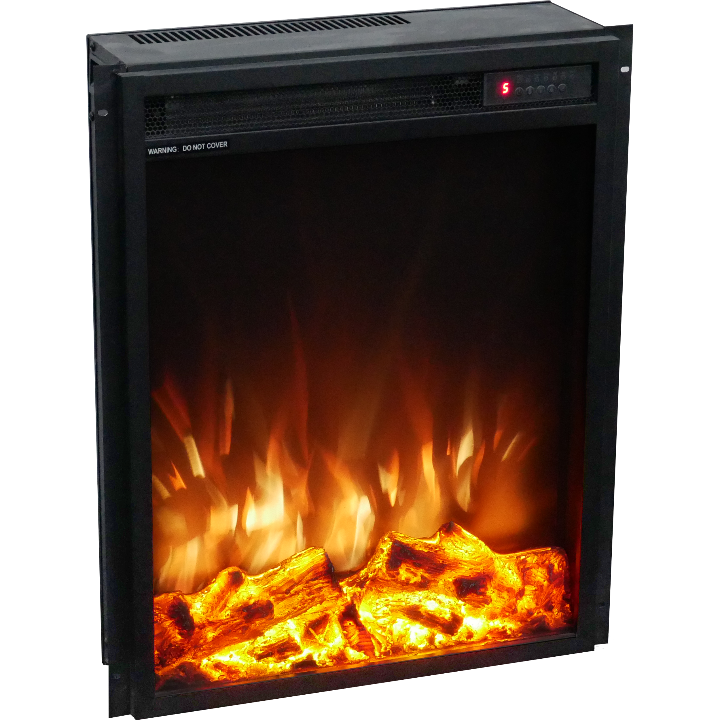 Wkład kominek elektryczny 1500 W LED 50 AFLAMO - Leroy Merlin