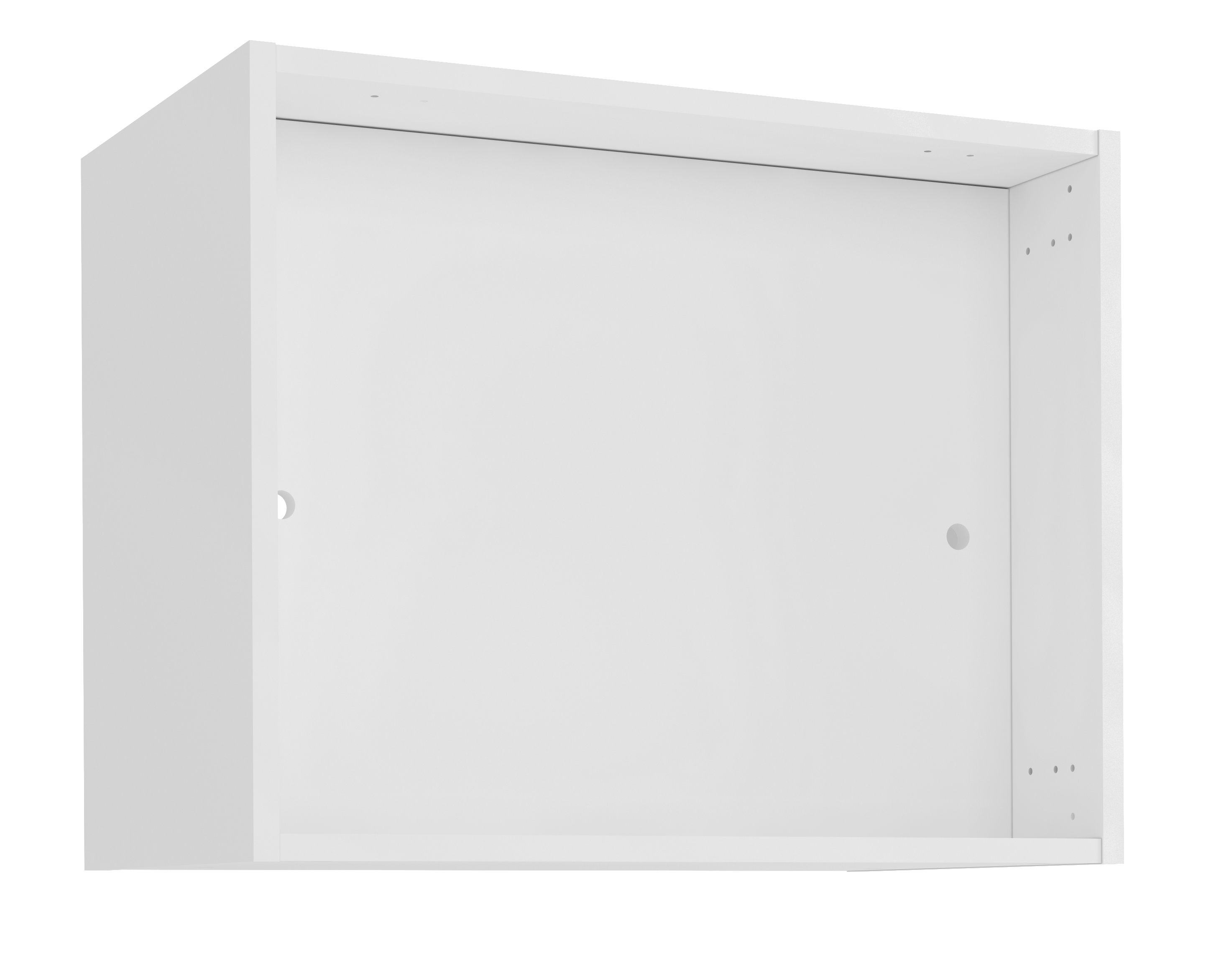 Mueble alto de cocina sobre campana blanco DELINIA ID H48 X L60 X P35 ...