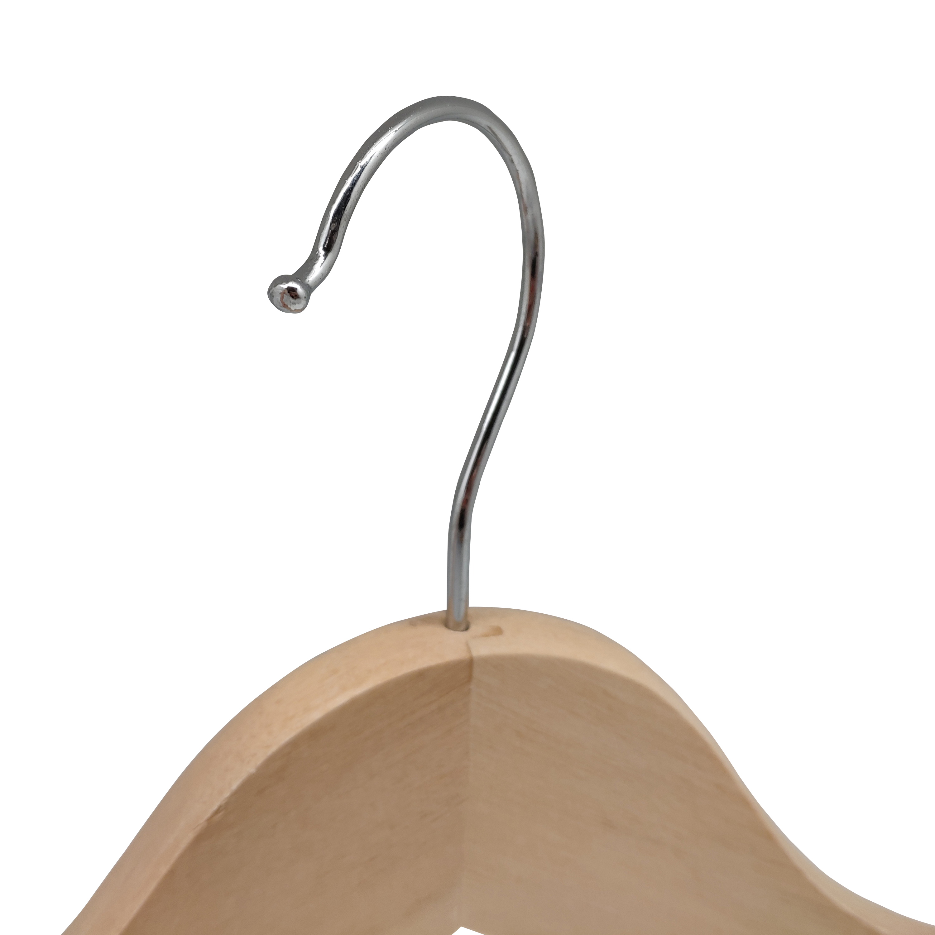 Pack 4 perchas SPACEO de madera FSC 44.5x23 (anchoxalto) | Leroy Merlin