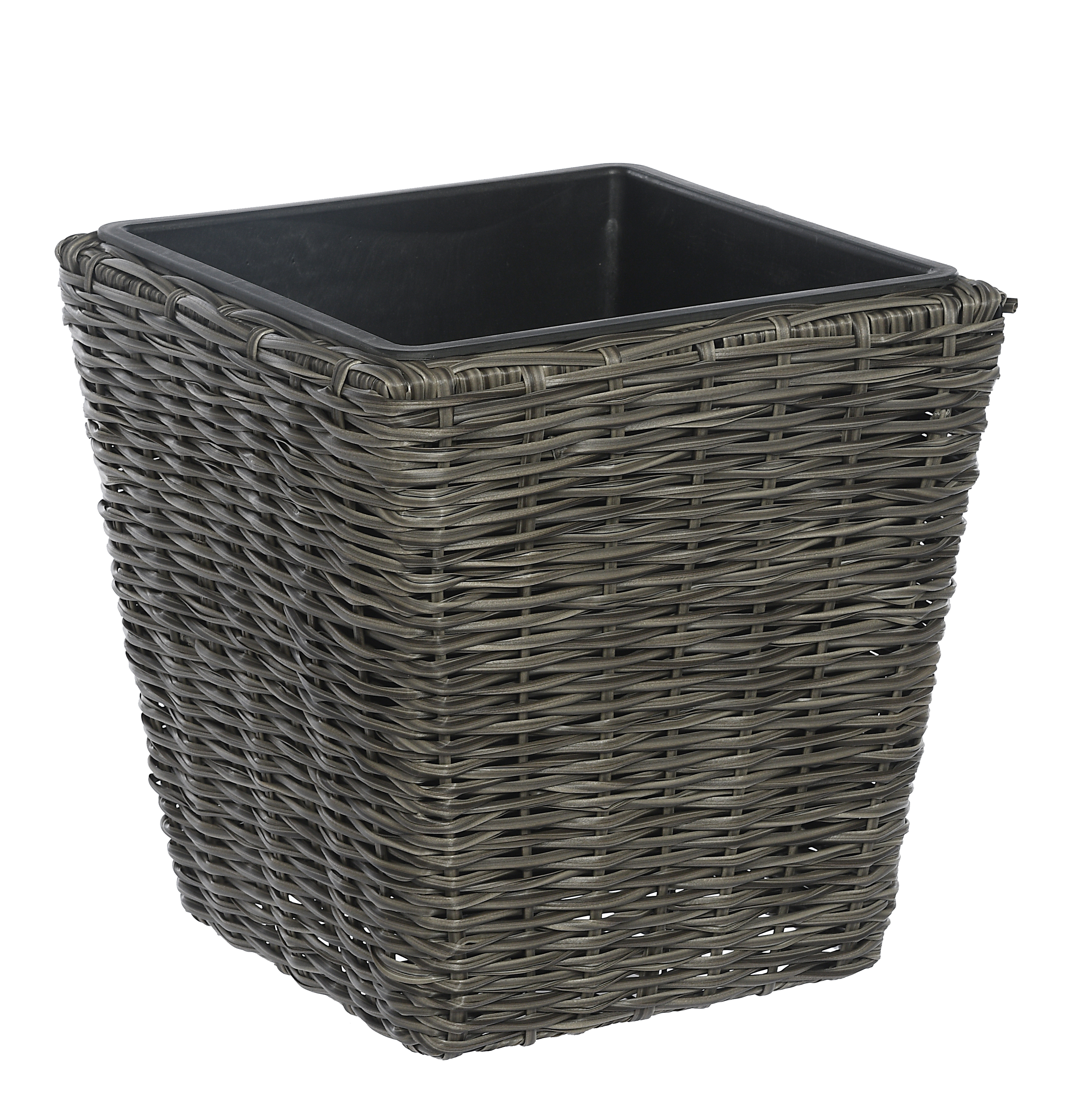 Donica technorattanowa 37x37 cm brązowa Ote - Leroy Merlin