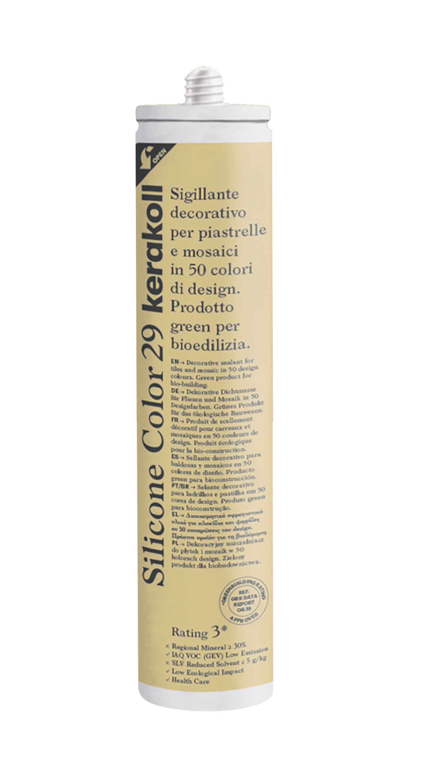 Masilla, silicona o sellador KERAKOLL 310 ml transparente | Leroy Merlin